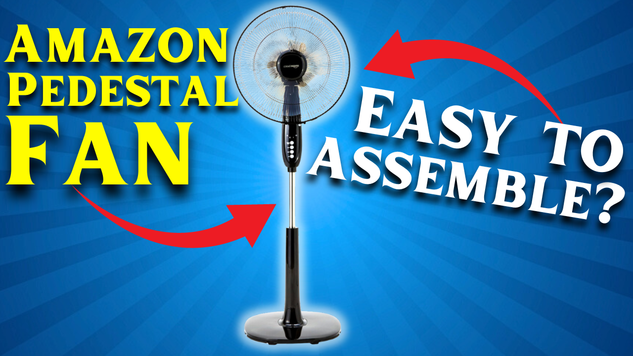 Watch Amazon Basics Pedestal Floor Fan ASSEMBLY Tips and Tricks! on ...