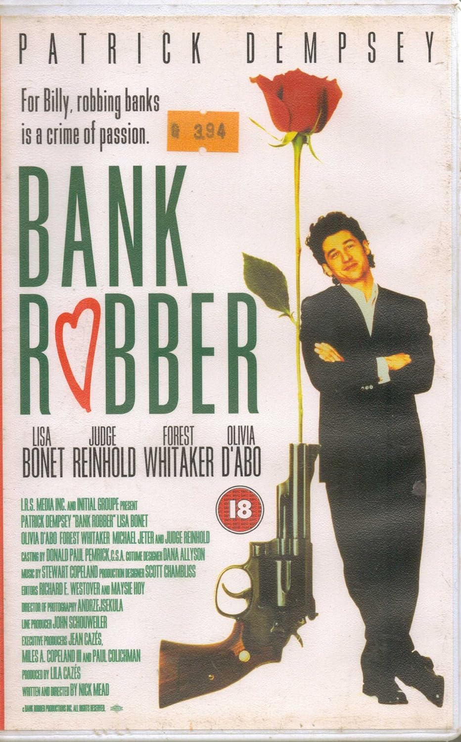 Amazon.com: Bank Robber [VHS] : Patrick Dempsey, Lisa Bonet, Judge ...