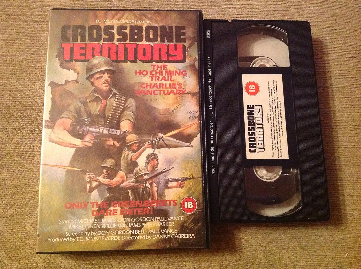 Crossbone Territory (VHS) [1988] : Michael James, Don Gordon, Paul ...