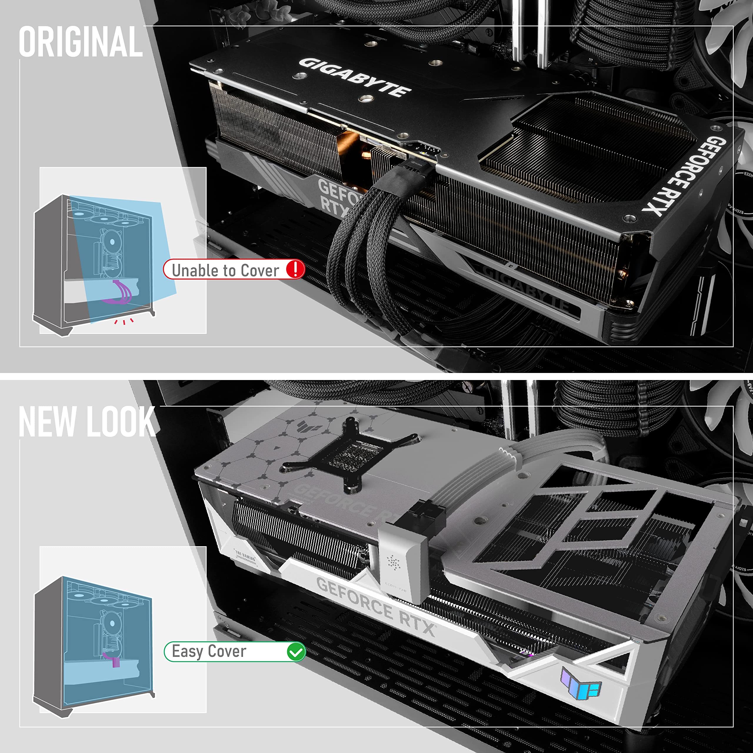 Snapklik.com : EZDIY-FAB 12VHPWR 12+4 Pin Angle Connector Power Adapter ...