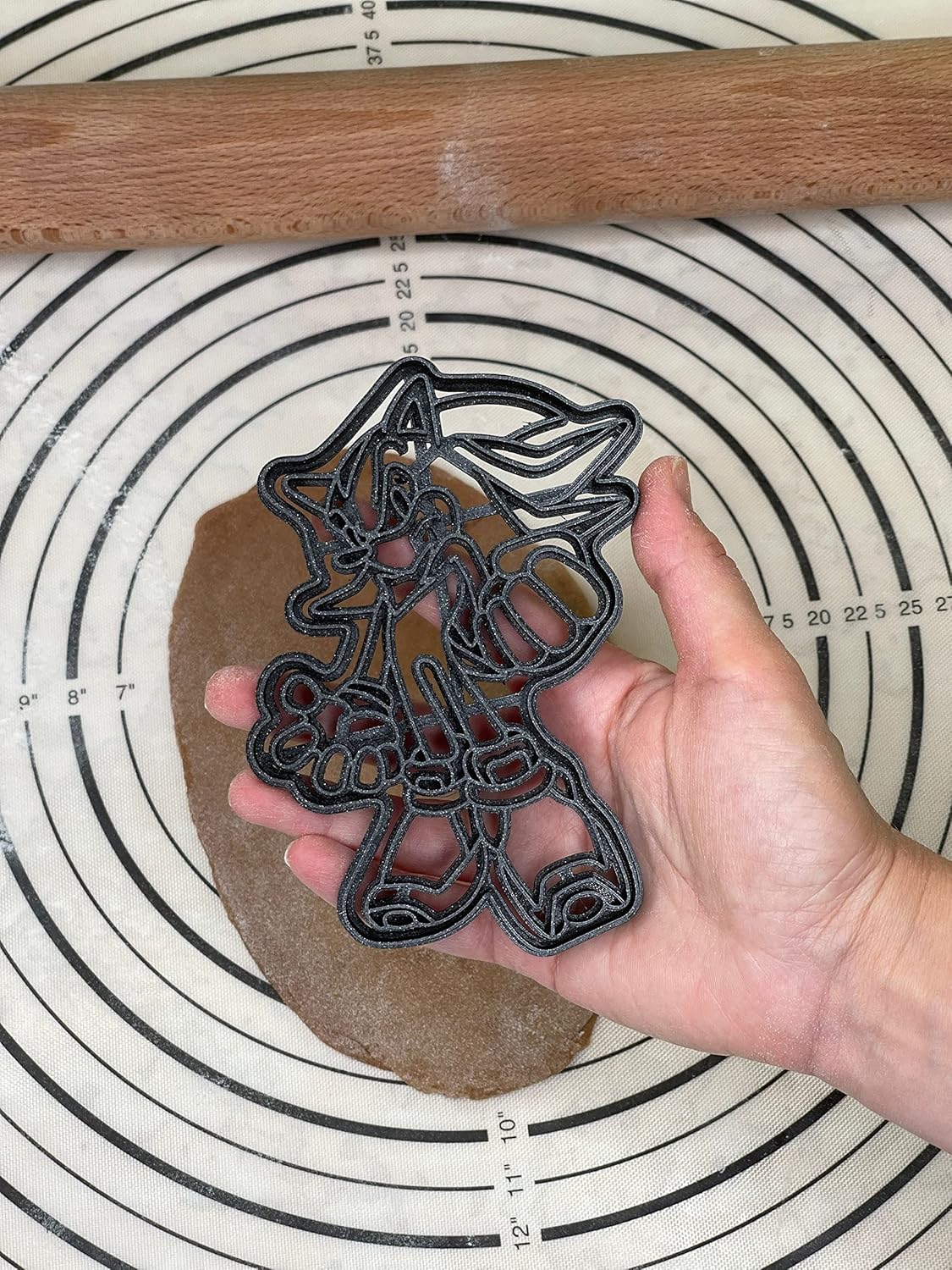 Cortador y molde de galletas Sonic Shadow the Hedgehog de 5 pulgadas ...