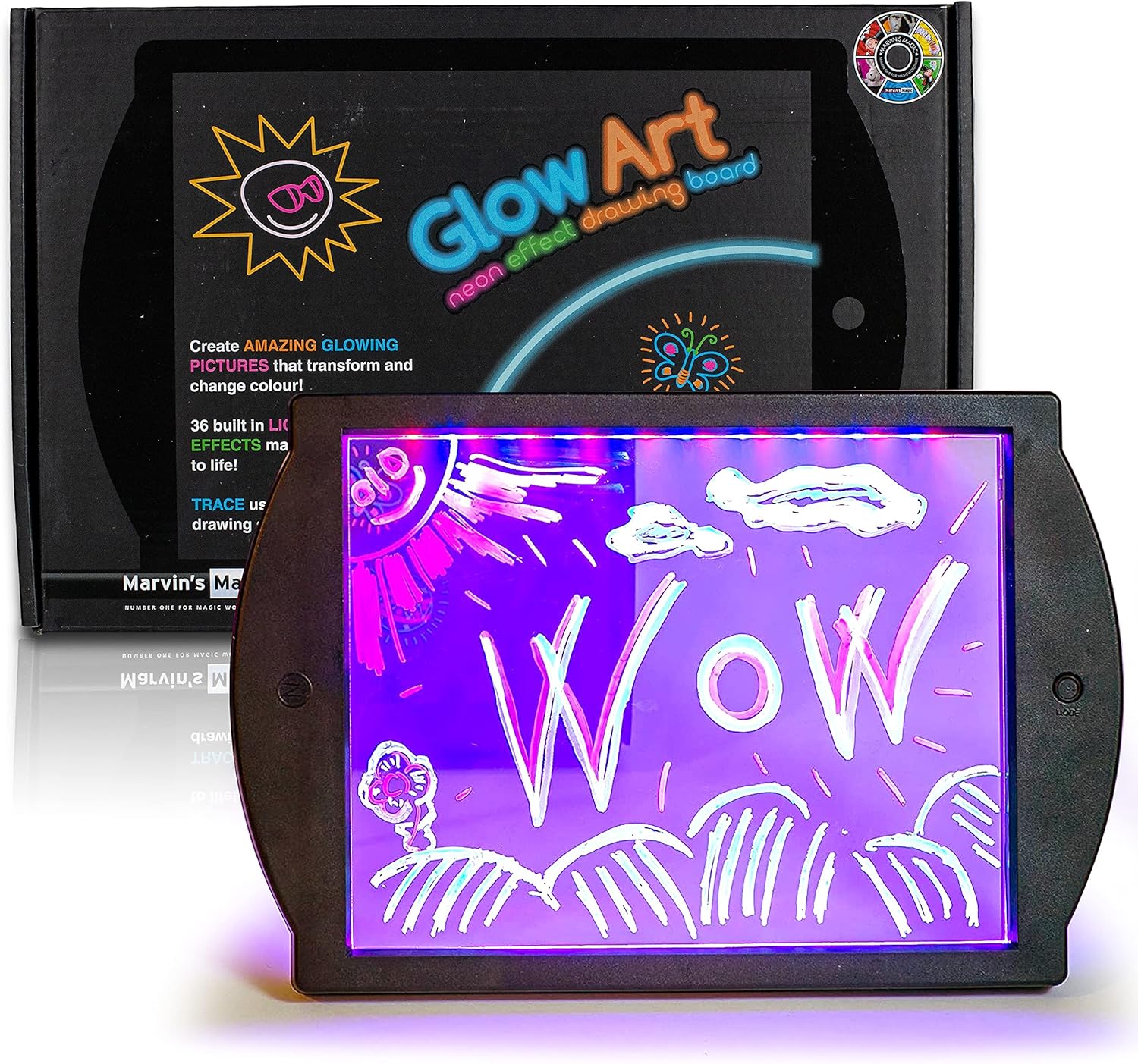 Marvin's Magic - Amazing Glow Art Light Up Kids Drawing Tablet ...