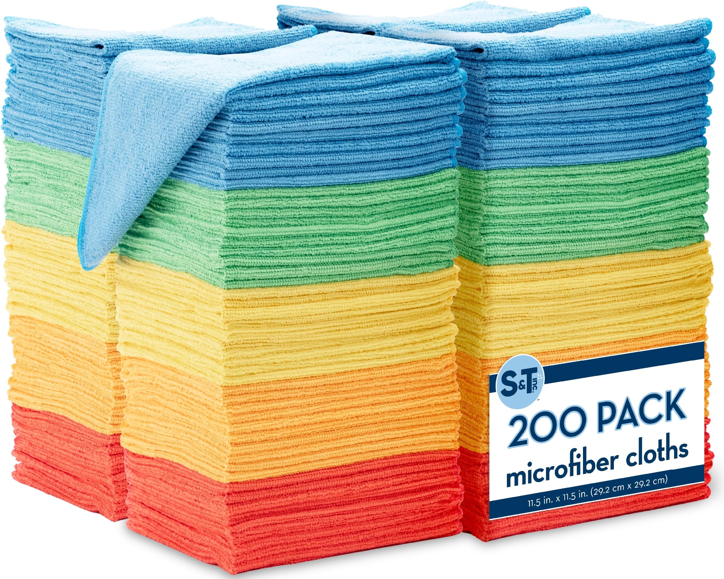 Amazon.com: Fumete Microfiber Cleaning Cloths Roll 75 Pack 12 x 12 ...