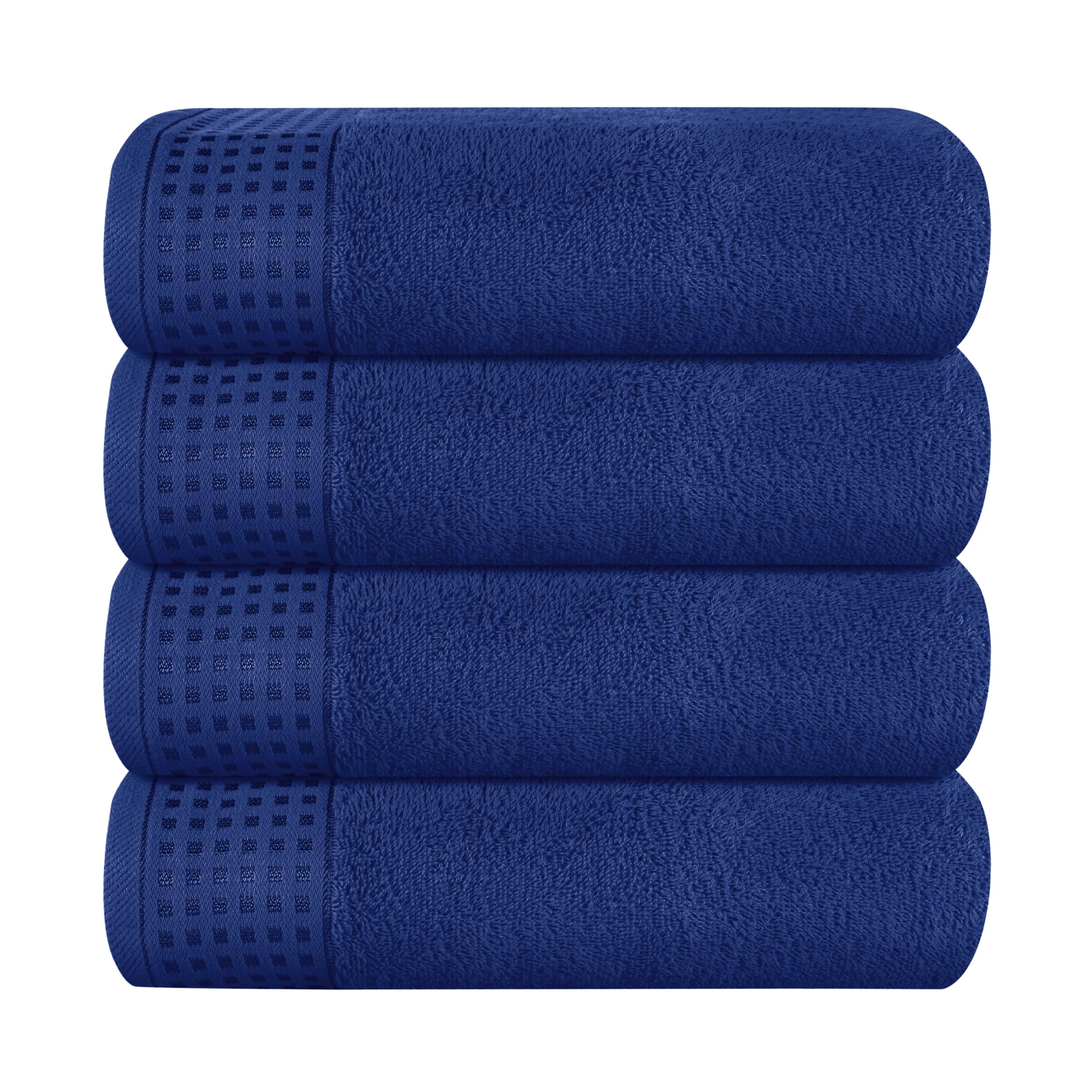 Amazon.com: GLAMBURG Ultra Soft 4 Pack Oversized Bath Towel Set 27x54 ...