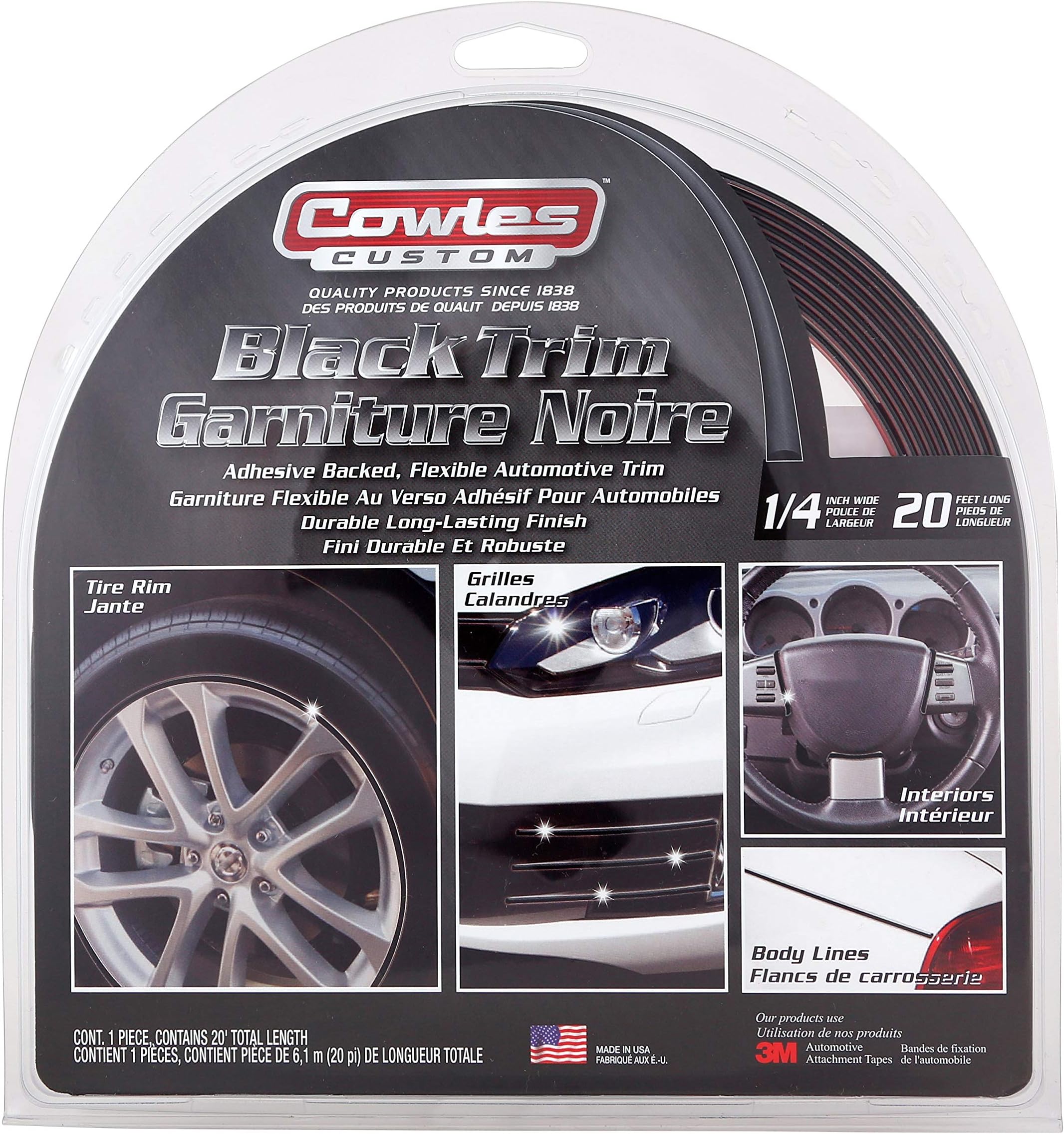 Amazon.com: NANSH 16Ft Glossy Black Extra Thick Auto Molding Trim ...