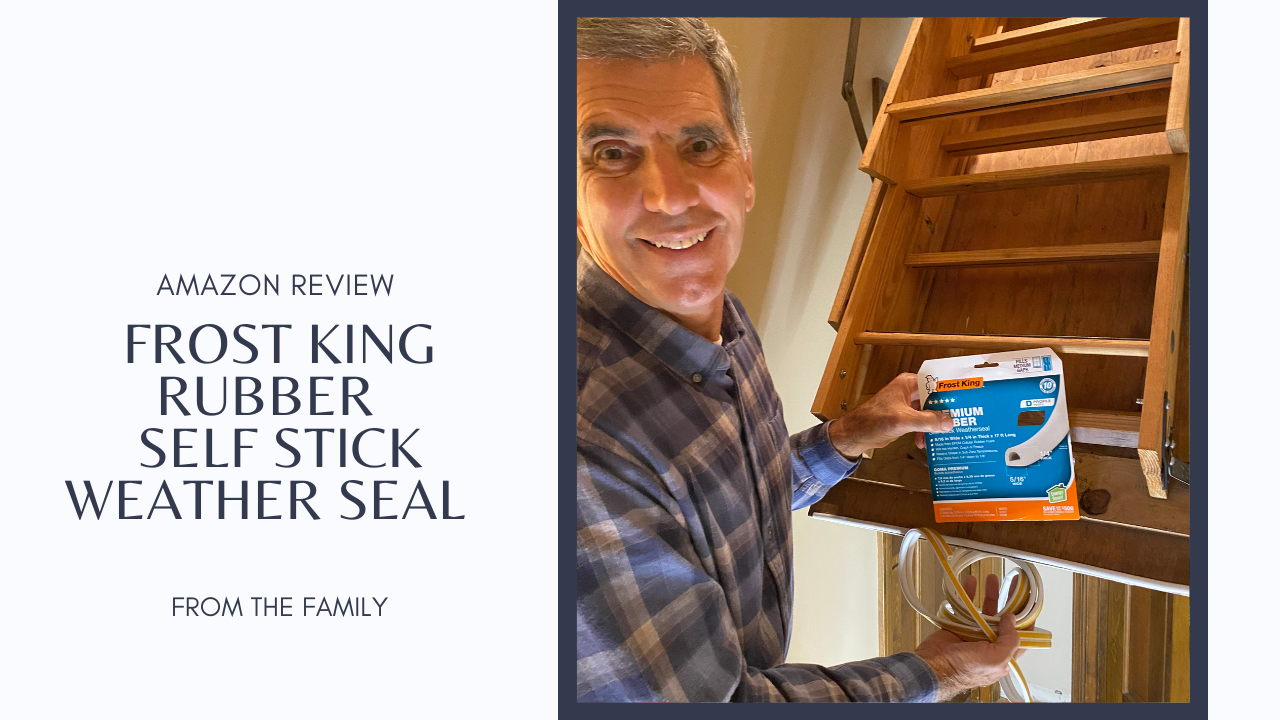 Watch Frost King Rubber Self Stick Weatherseal Tape Review on Amazon Live