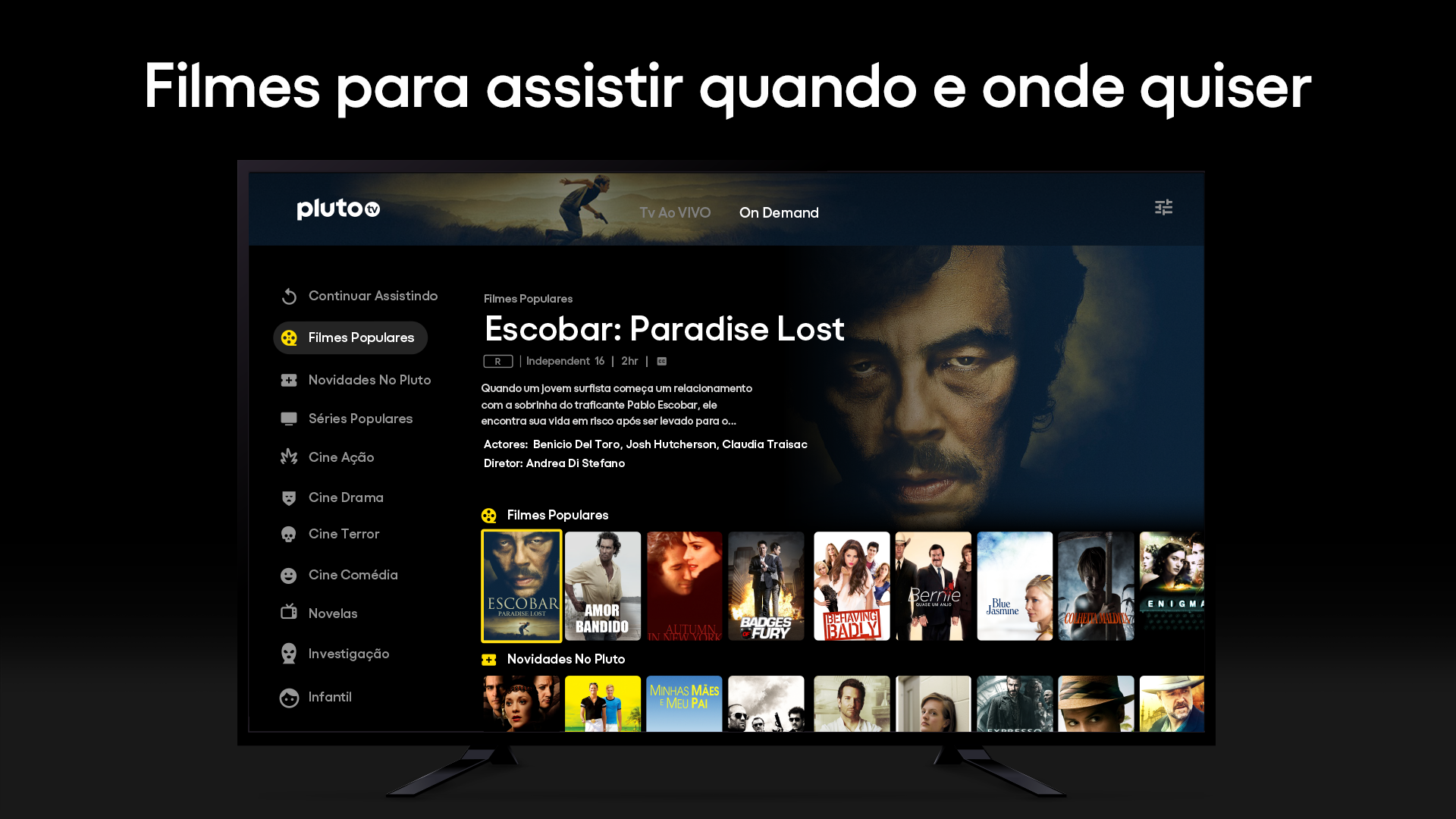 Pluto TV – TV Ao vivo e Filmes:Amazon.com.br:Appstore for Android