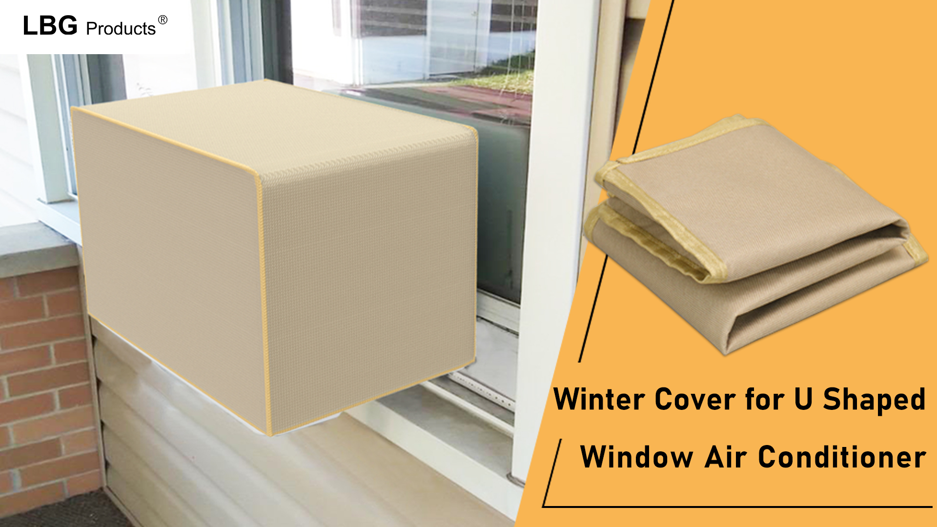 Watch LBG Products Winter AC Covers for U-Shaped Window AC Unit on ...