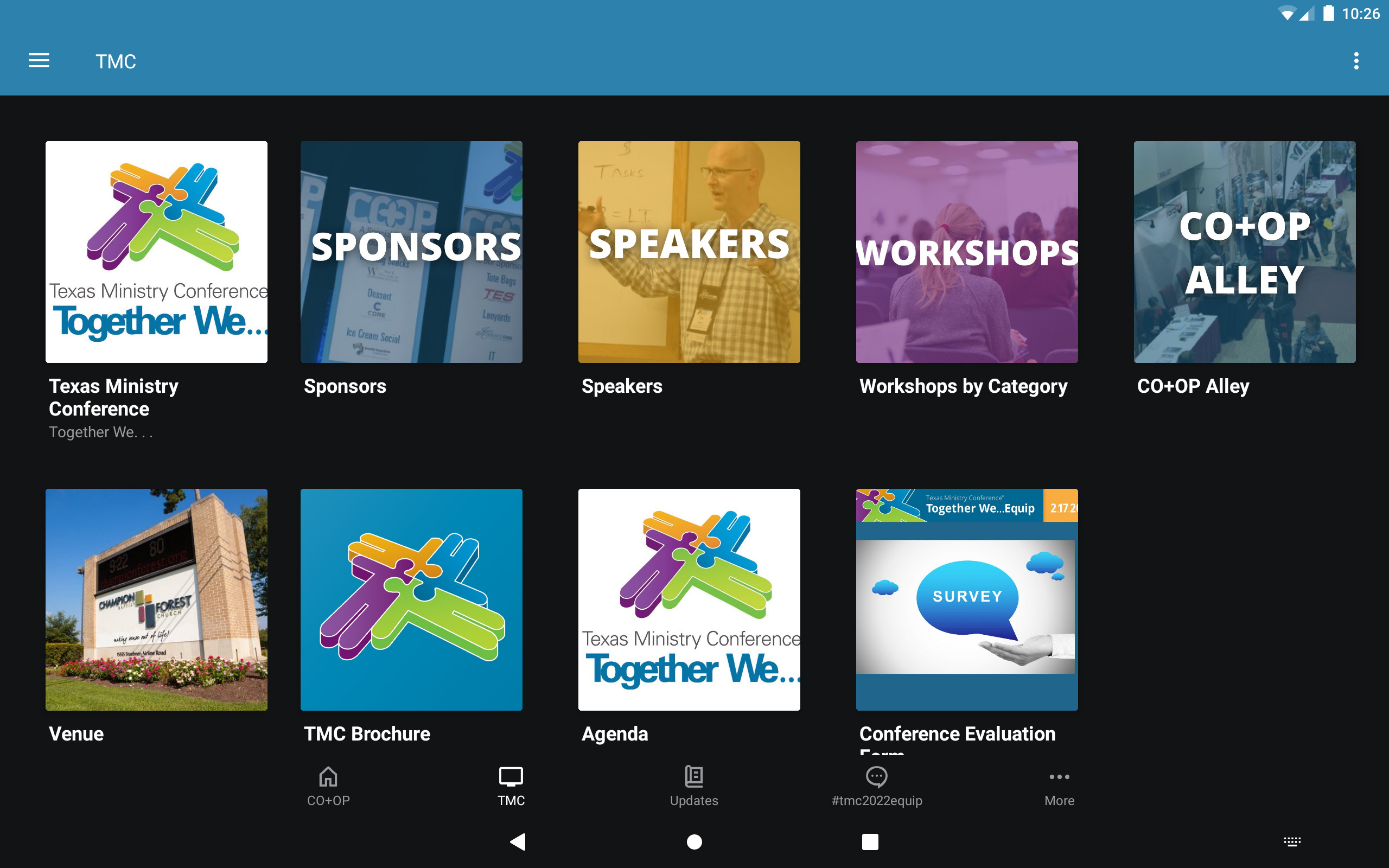 Aplicación CO+OP en Amazon Appstore