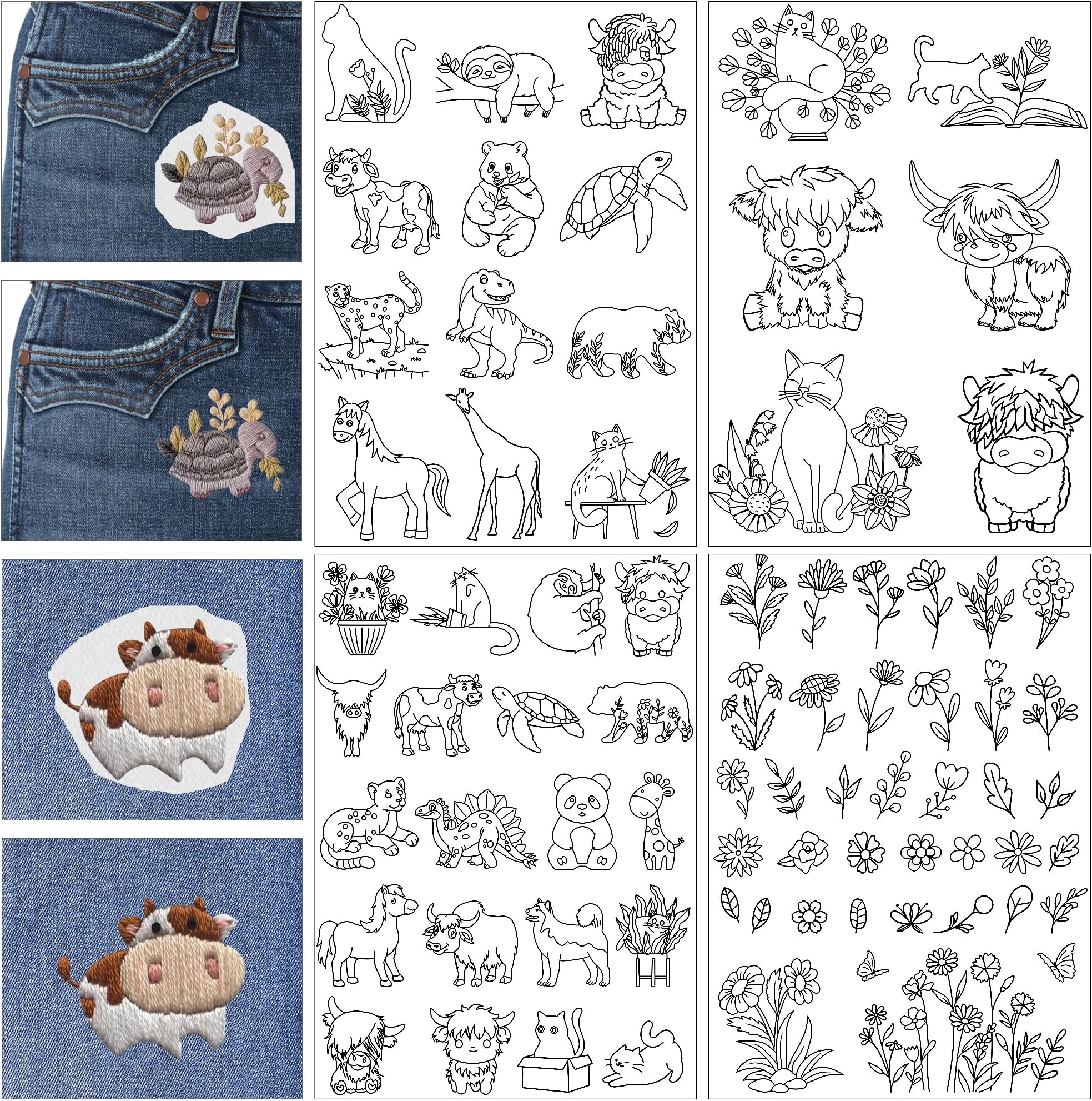 Amazon.com: HAND U JOURNEY 2 Pcs Original Design: 70 Pre-Printed ...