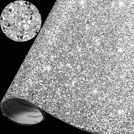Rhinestones Sticker Sheet Crystal Self-Adhesive Bling Resin Glitter ...