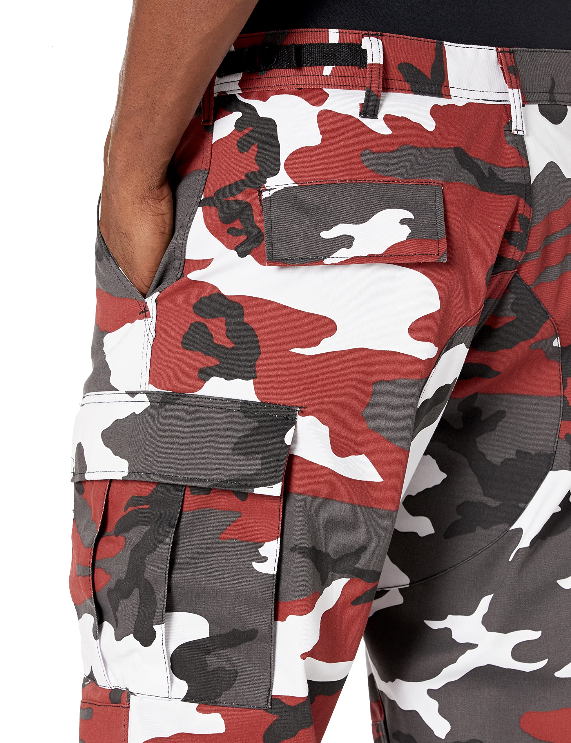 Snapklik.com : BACKBONE Mens Fashion Bright Camouflage Cargo Pants ...