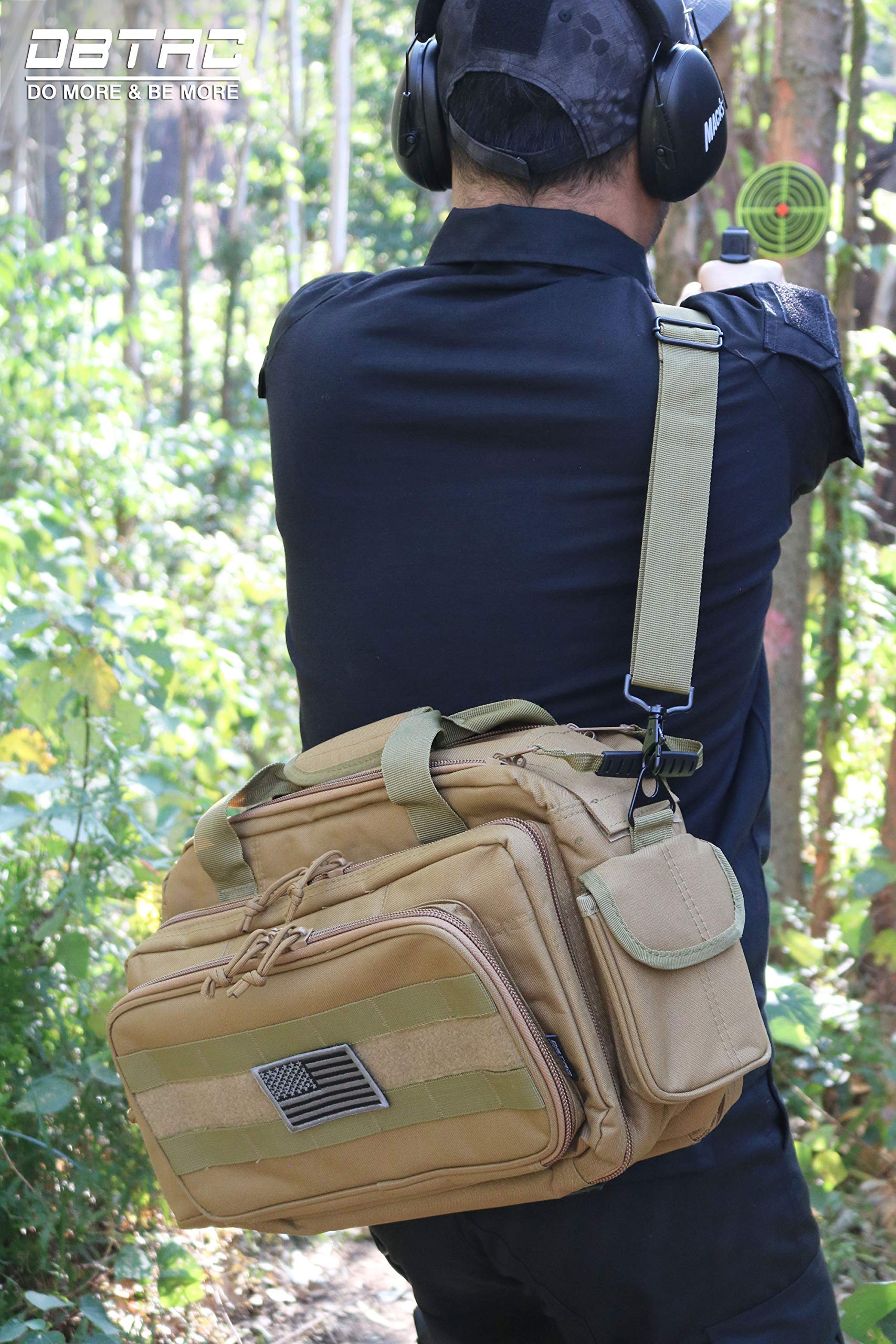 DBTAC Gun Case Bag Deluxe Middle Size | Tactical 2~4 Pistol Bag Firearm ...