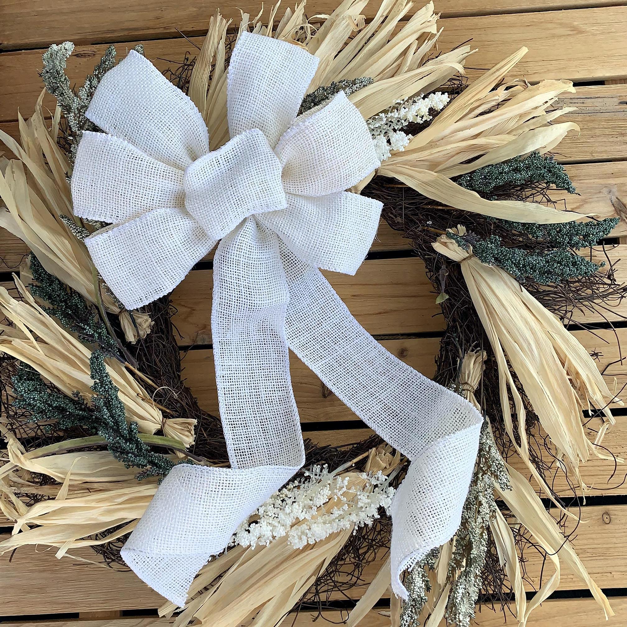 Country Burlap Wreaths