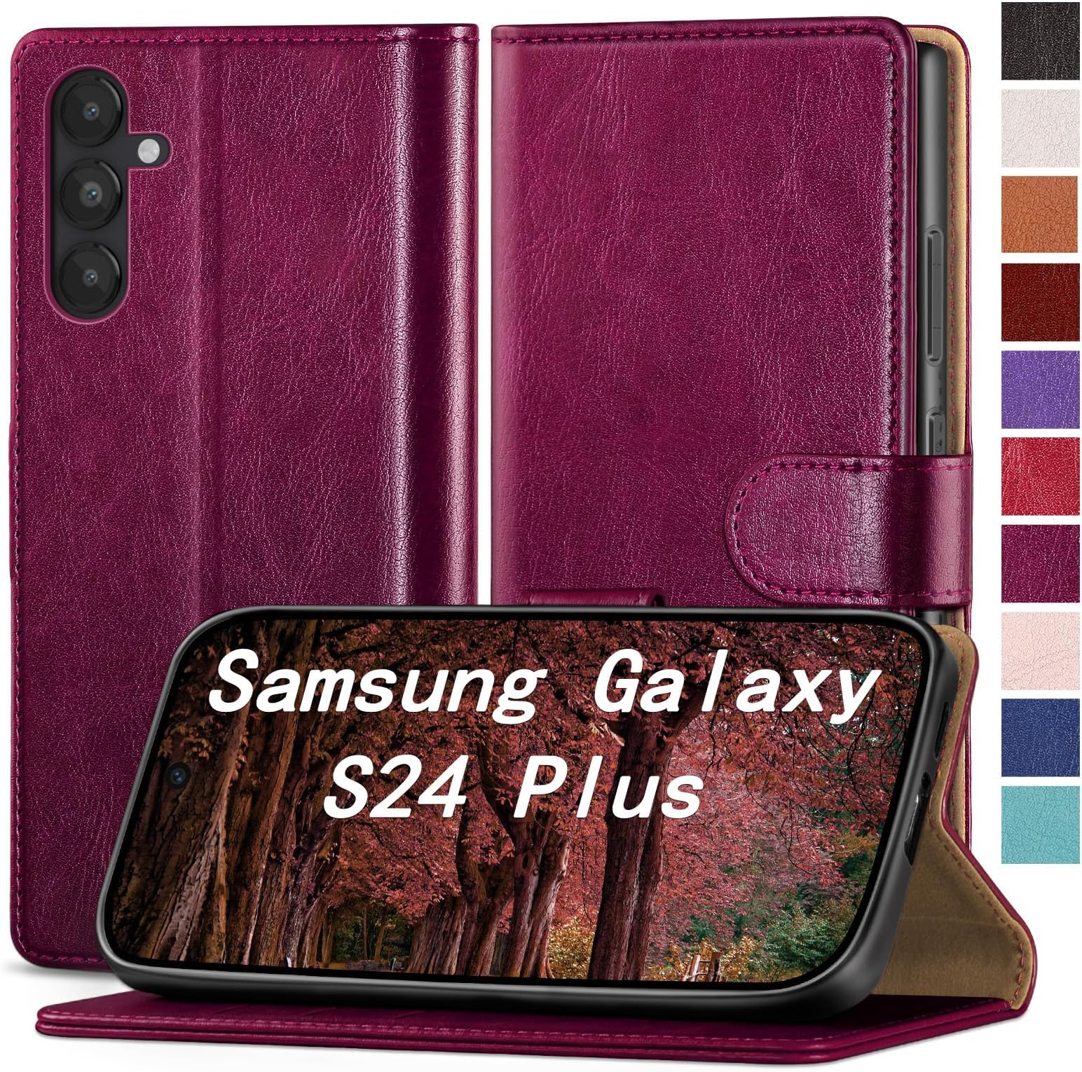 Amazon.com: RingPi for Samsung Galaxy S24 Plus Phone case[RFID Blocking ...