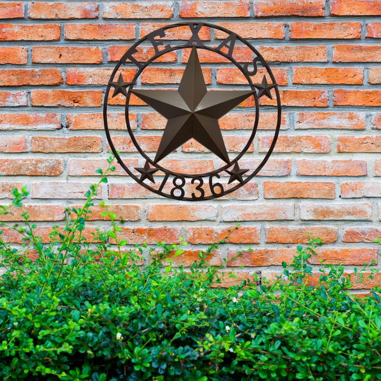 Tx Star Large Wall Decor 9", 12", 24", 30", 36" Texas Flag Style Red
