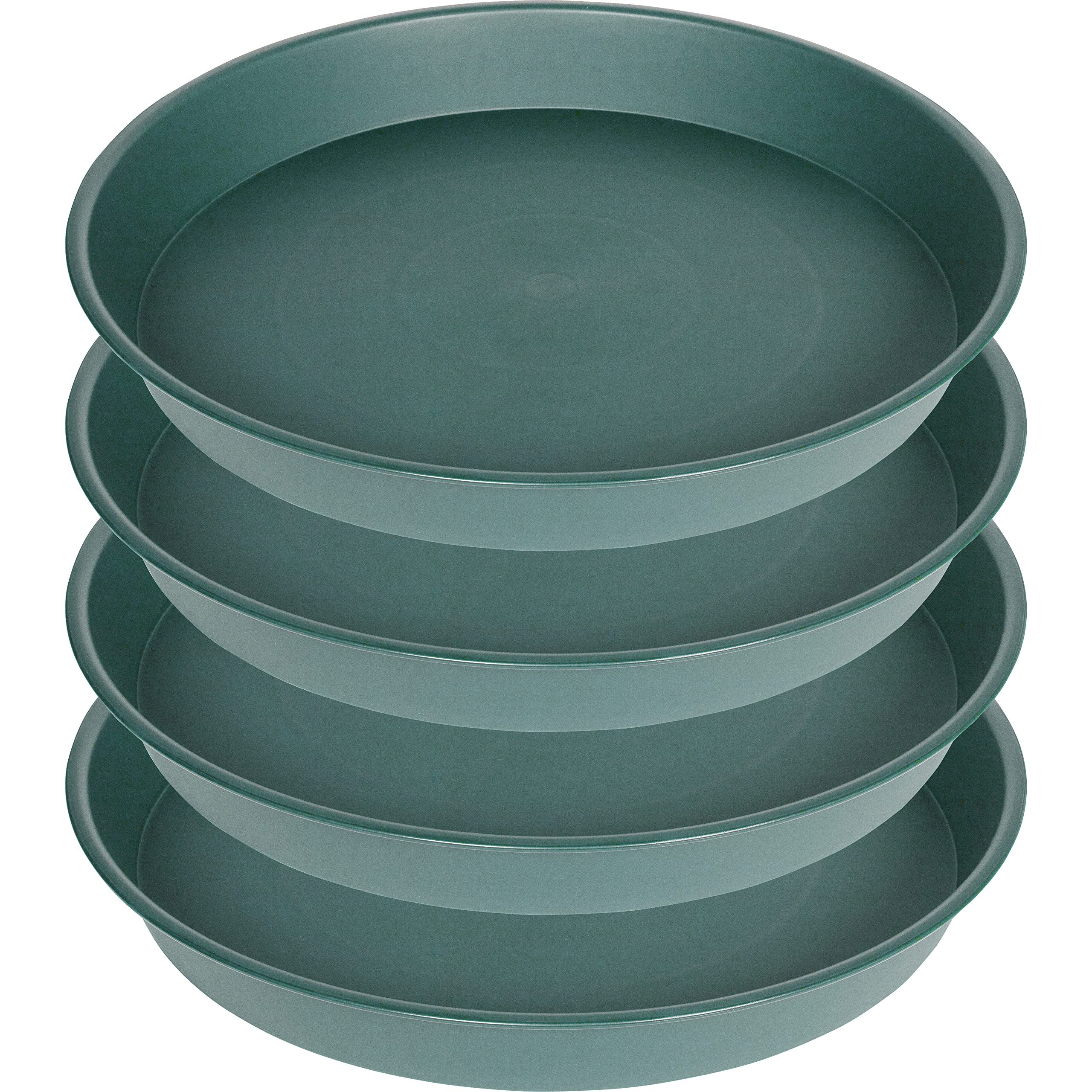 Amazon.com : Bleuhome 4 Pack of 18 19 inch Plant Saucer Drip Tray (16.6 ...