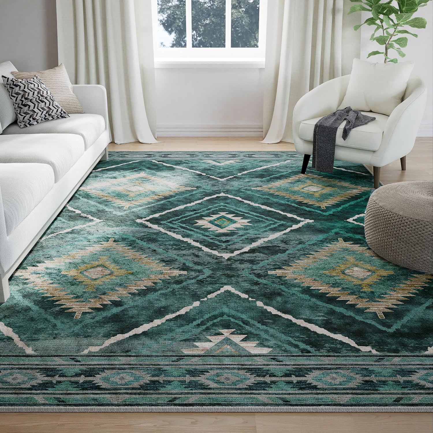 Amazon.com: BESTSWEETIE 6x9 Area Rugs Moroccan Rug 6x9 Rugs farmhouse ...