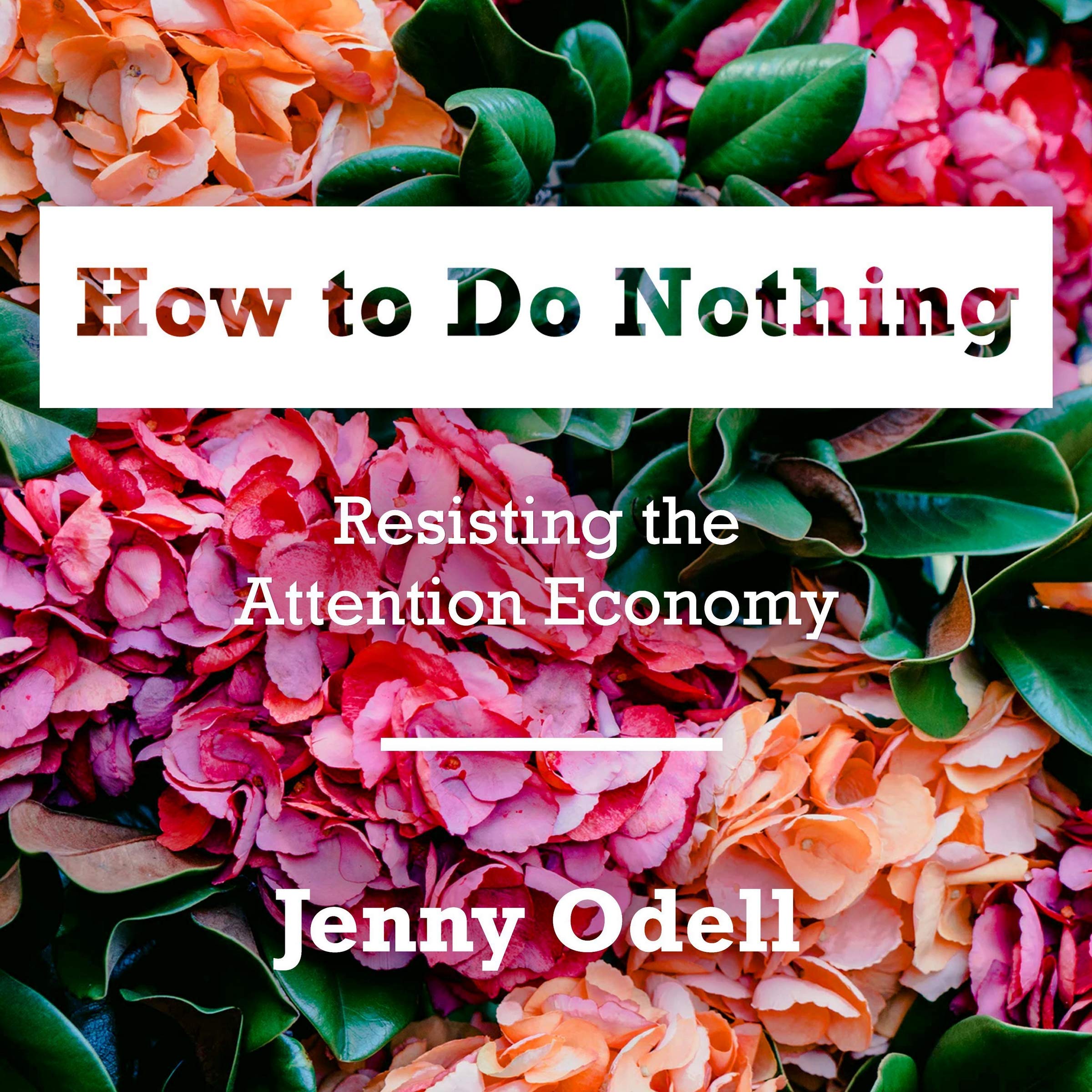 How to Do Nothing: Resisting the Attention Economy: Jenny Odell ...
