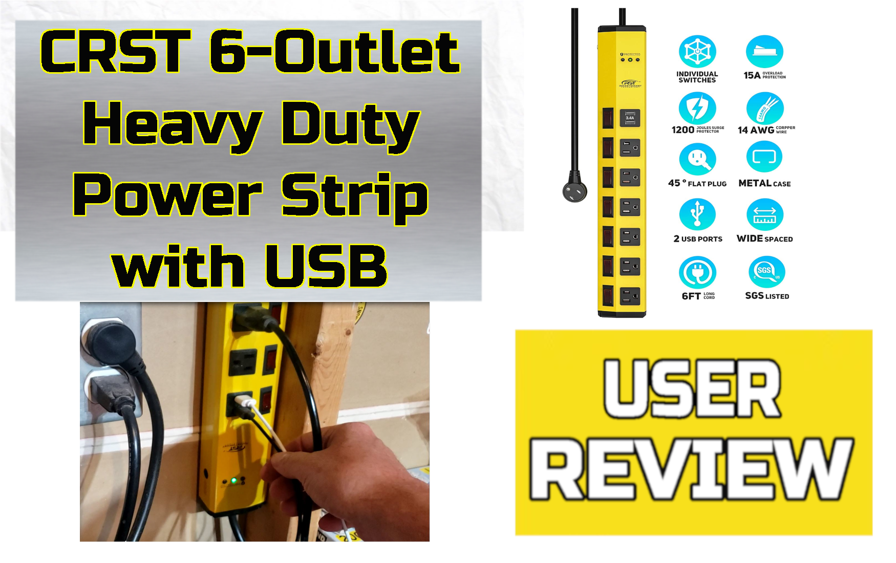 Watch Walkthrough - CRST Rocket Socket Power Strip - Heavy Duty! on ...