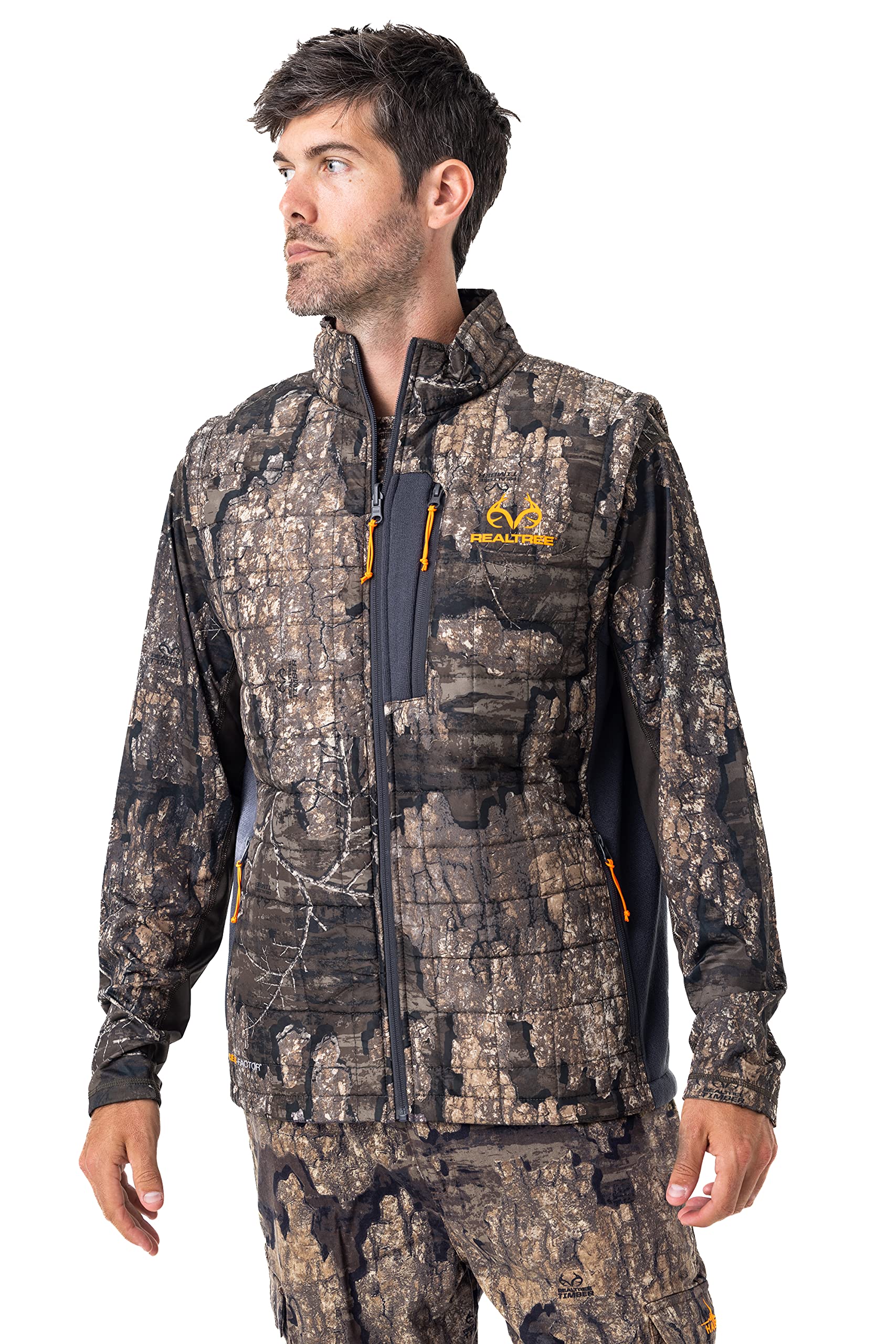 Realtree Men's EDGE/Timber Camo and Blaze Orange Hunting Reversible ...