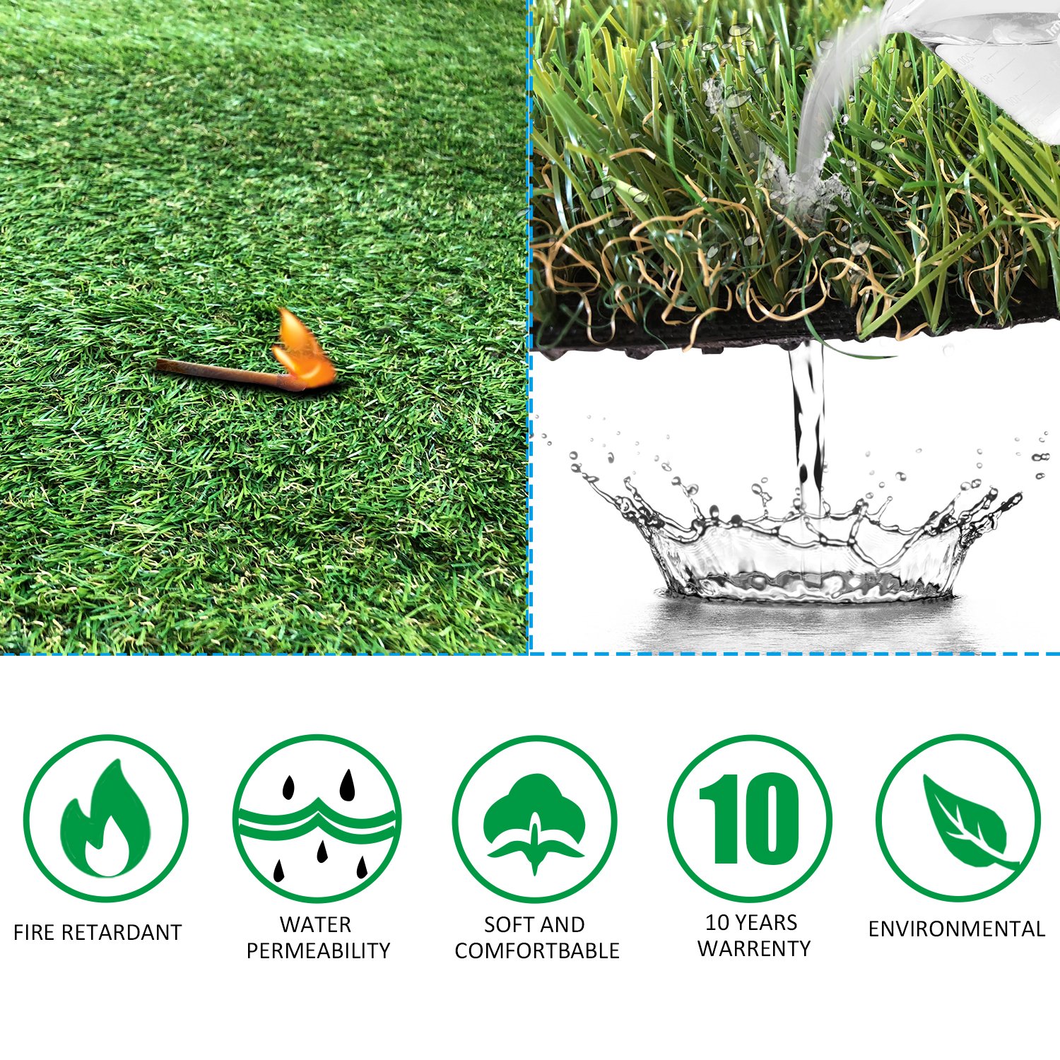 Snapklik.com : Petgrow Artificial Grass Turf - Indoor Outdoor Garden ...