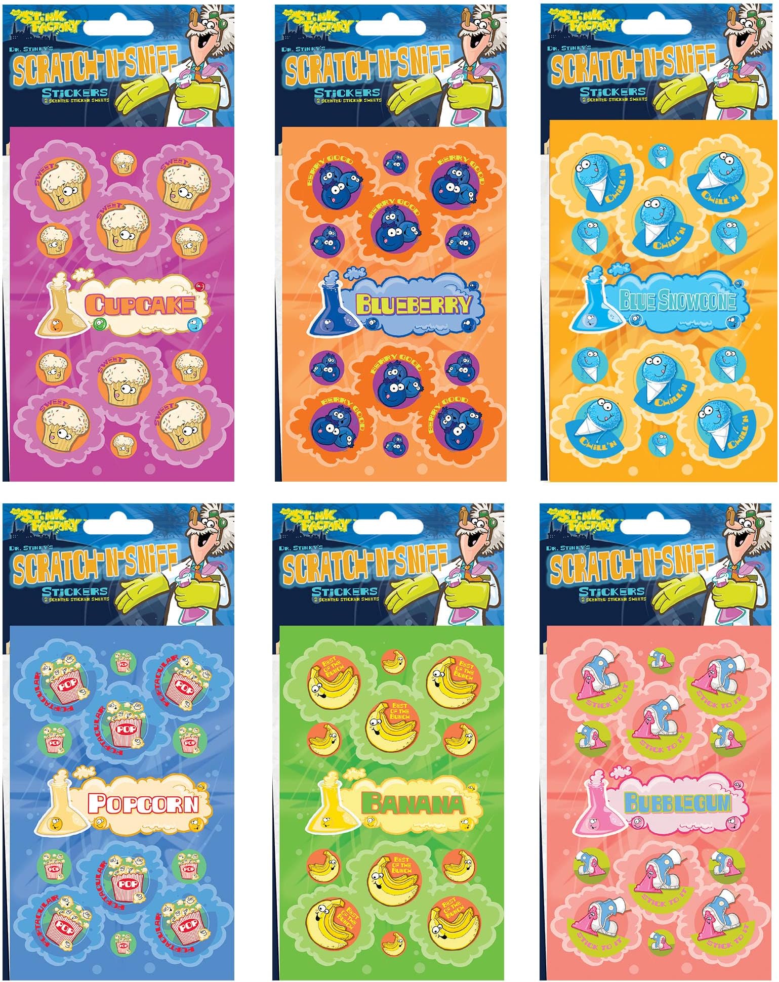 Amazon.com: Banana Scented Stickers - 80 Pieces - Educational and ...