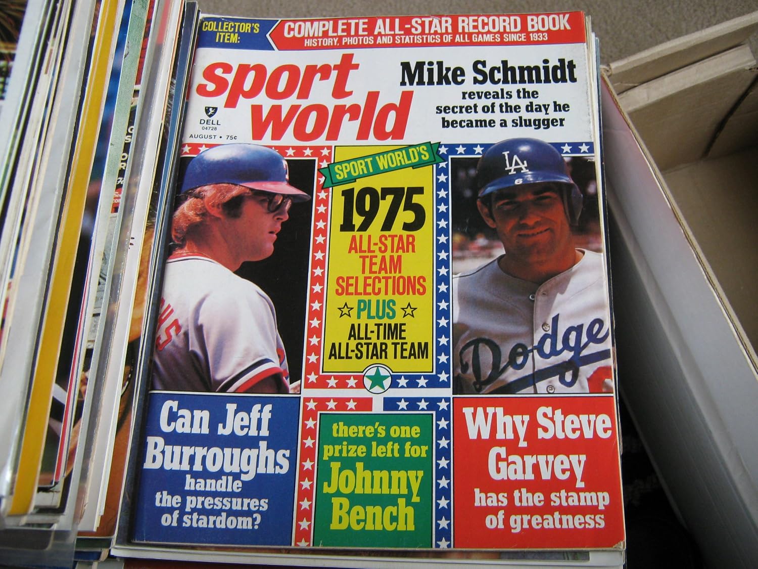 Sport World Magazine (Mike Schmidt , Jeff Burroughs , Steve Garvey ...