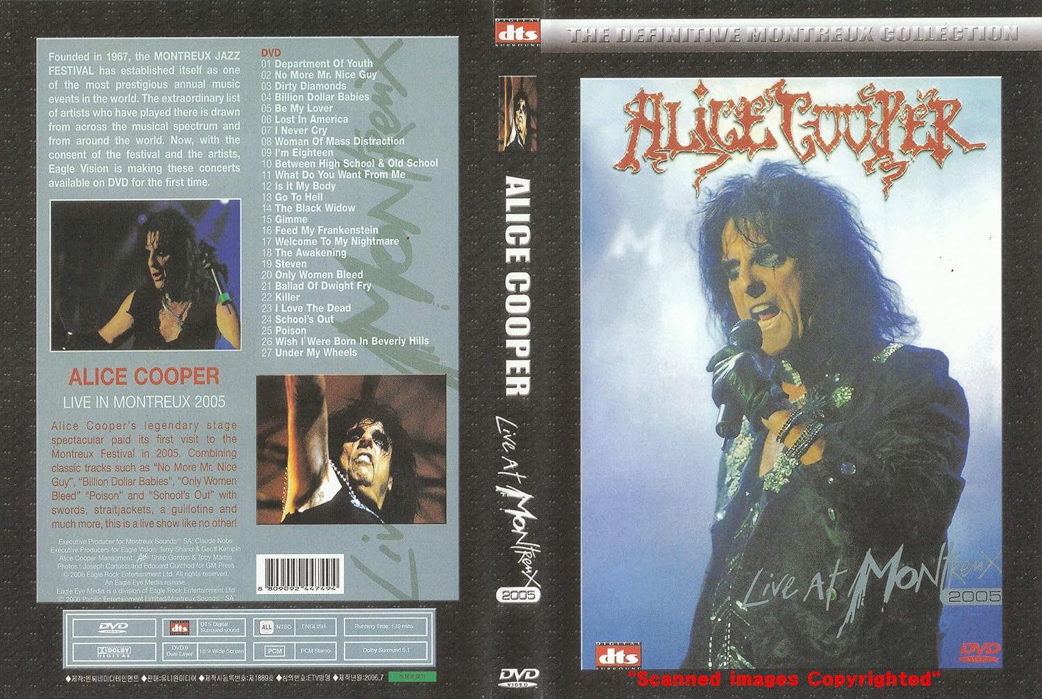 Alice Cooper - Live At Montreux (2005) / NEW DVD - NTSC, All Region ...