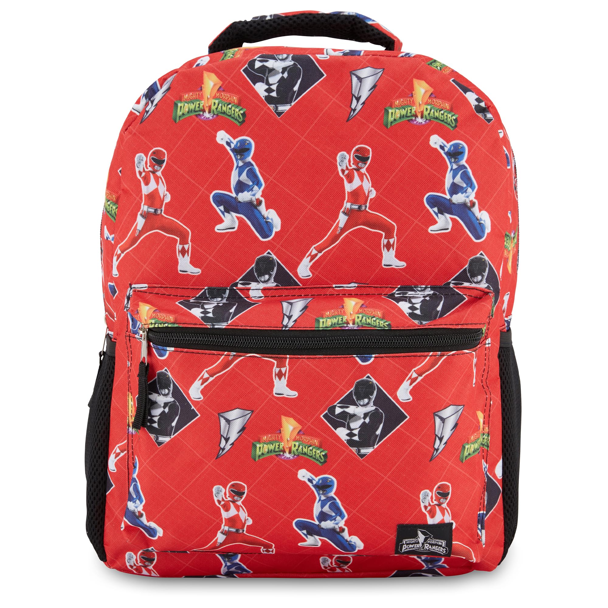 Amazon.com | Power Rangers Classic Allover Backpack - Red, Pink, Black ...