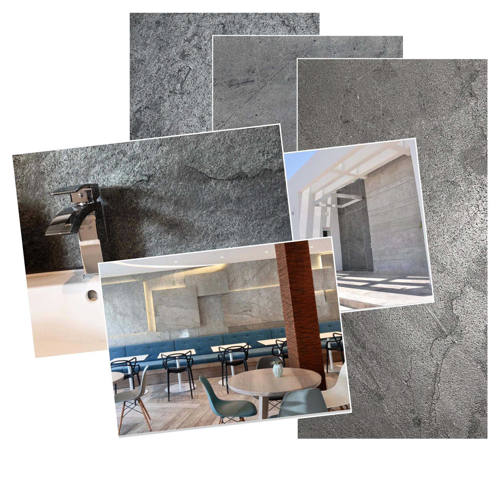 Tile Veneer Multi Colour Slate Split Face Tiles Stone Cladding 550x150