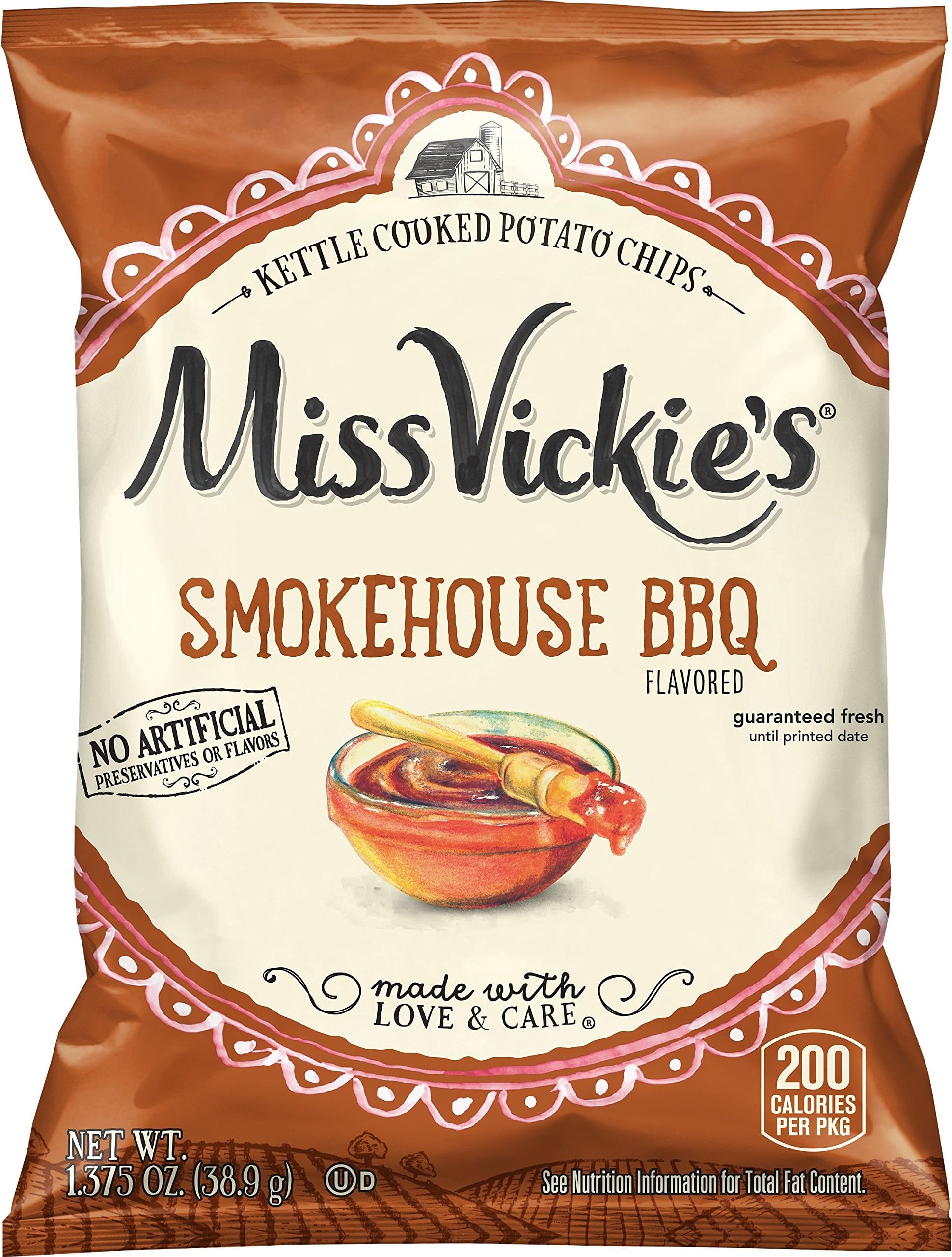 Amazon.com: Miss Vickie’s Kettle Cooked Potato Chips, Spicy Dill Pickle ...