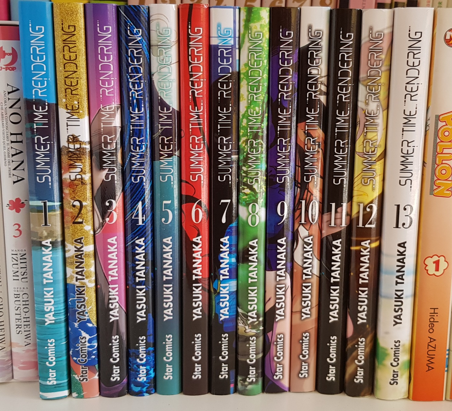 Summer time rendering (Vol. 1) : Tanaka, Yasuki, Cellie, Ernesto, Toba ...