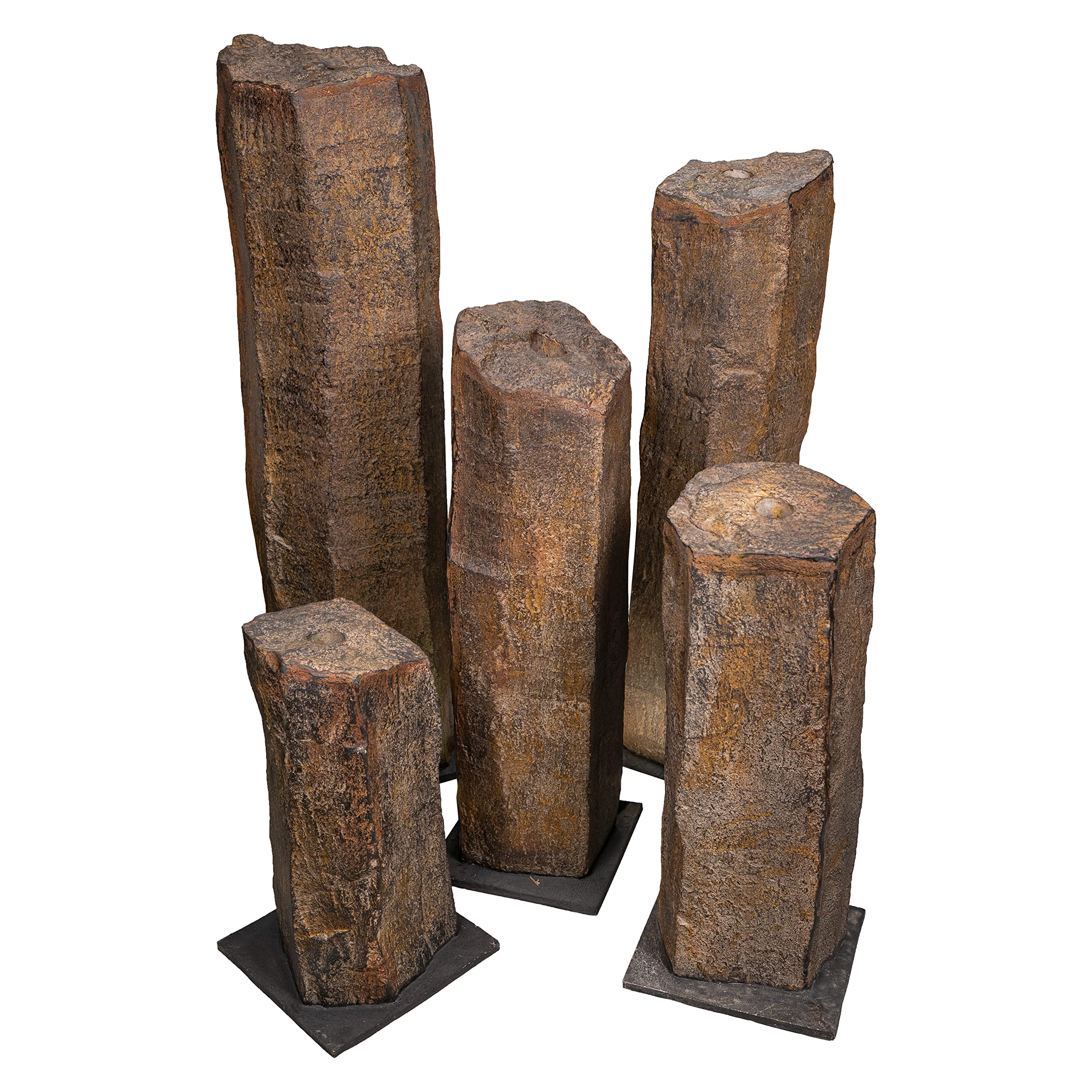 Amazon.com : Aquascape Faux Basalt Columns Fountain, Set of 5 Columns ...