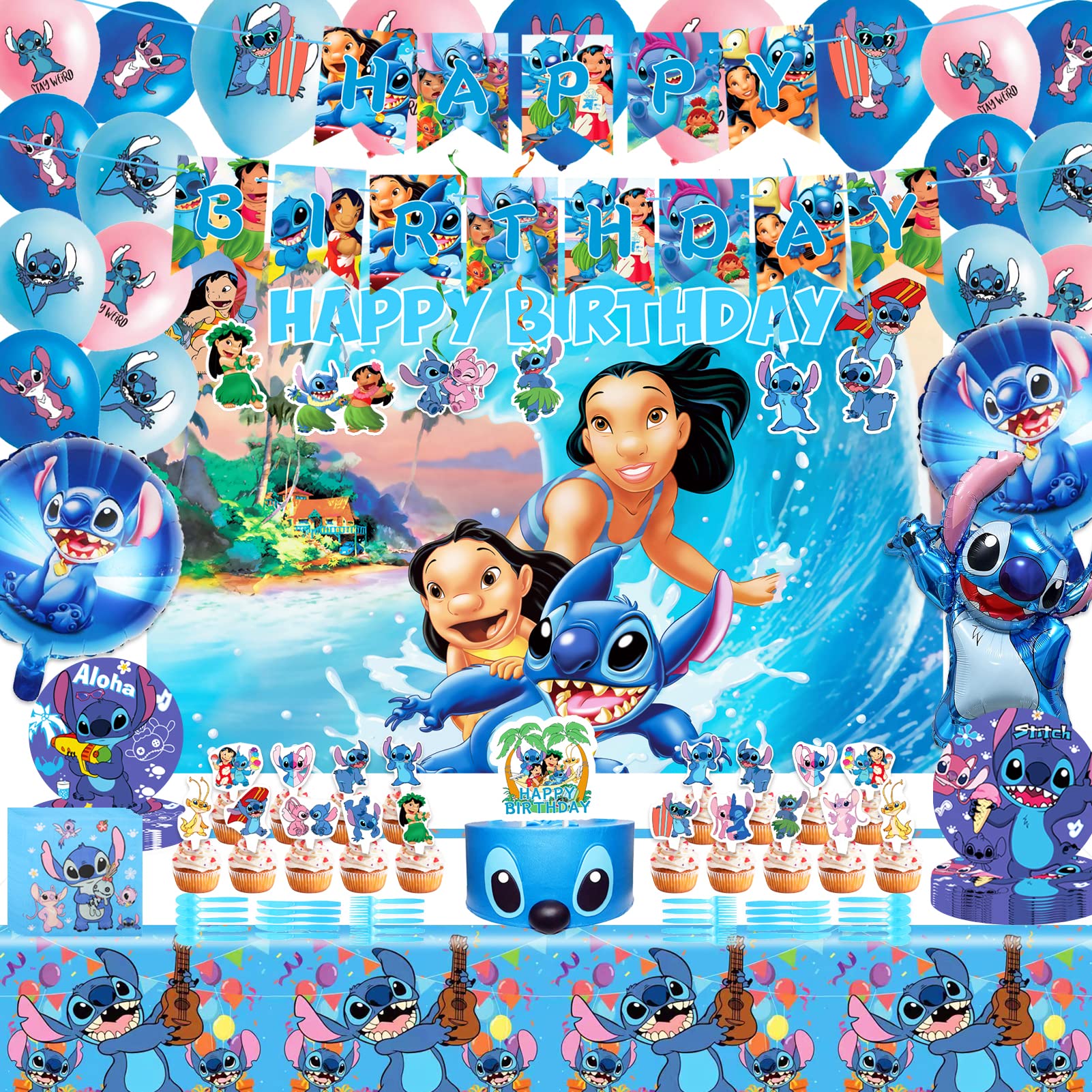 Decoraciones De Fiesta De Lilo Y Stitch Fiesta Lilo Y Stitch: 30 Ideas