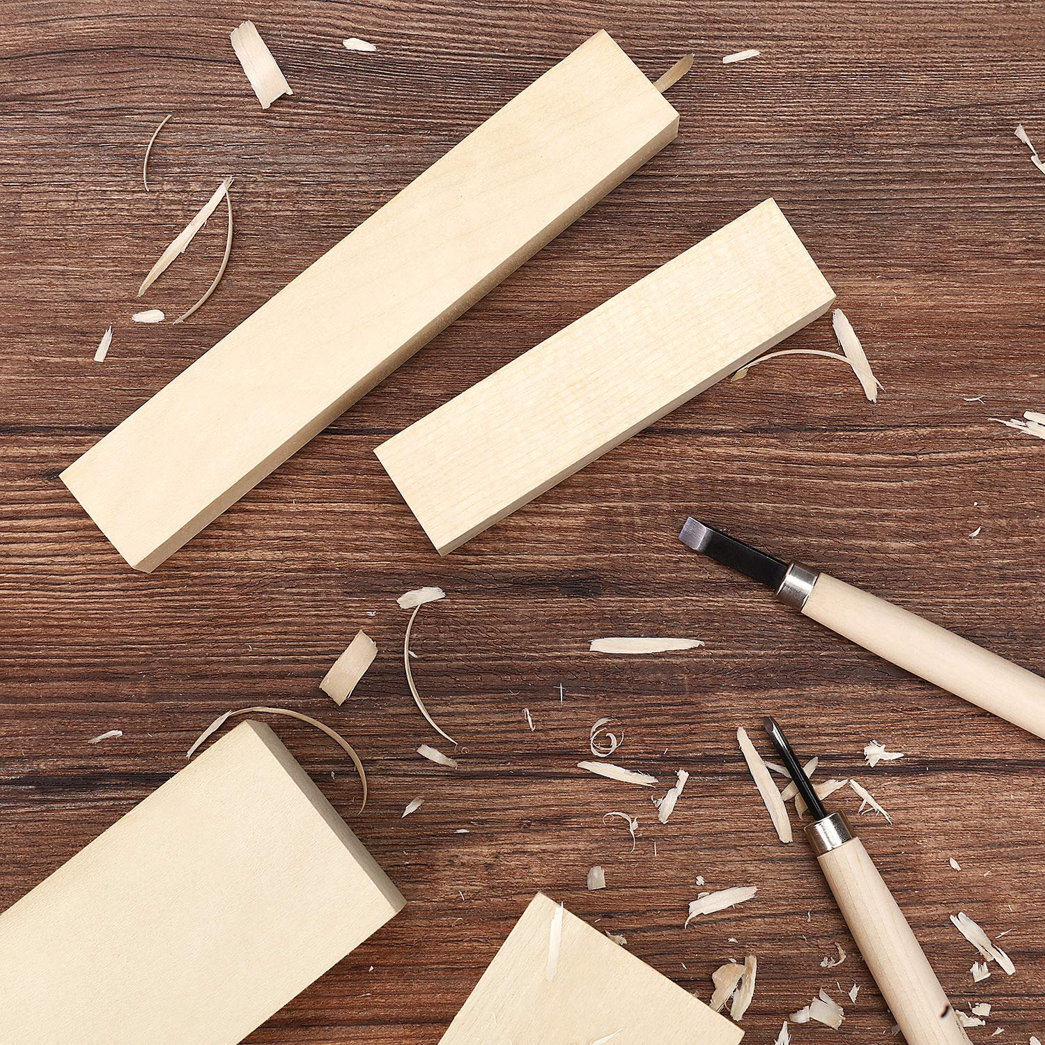 Buy Magicfly 12 PCS Carving Wood, Multi Size Whittling Blocks for Craft ...