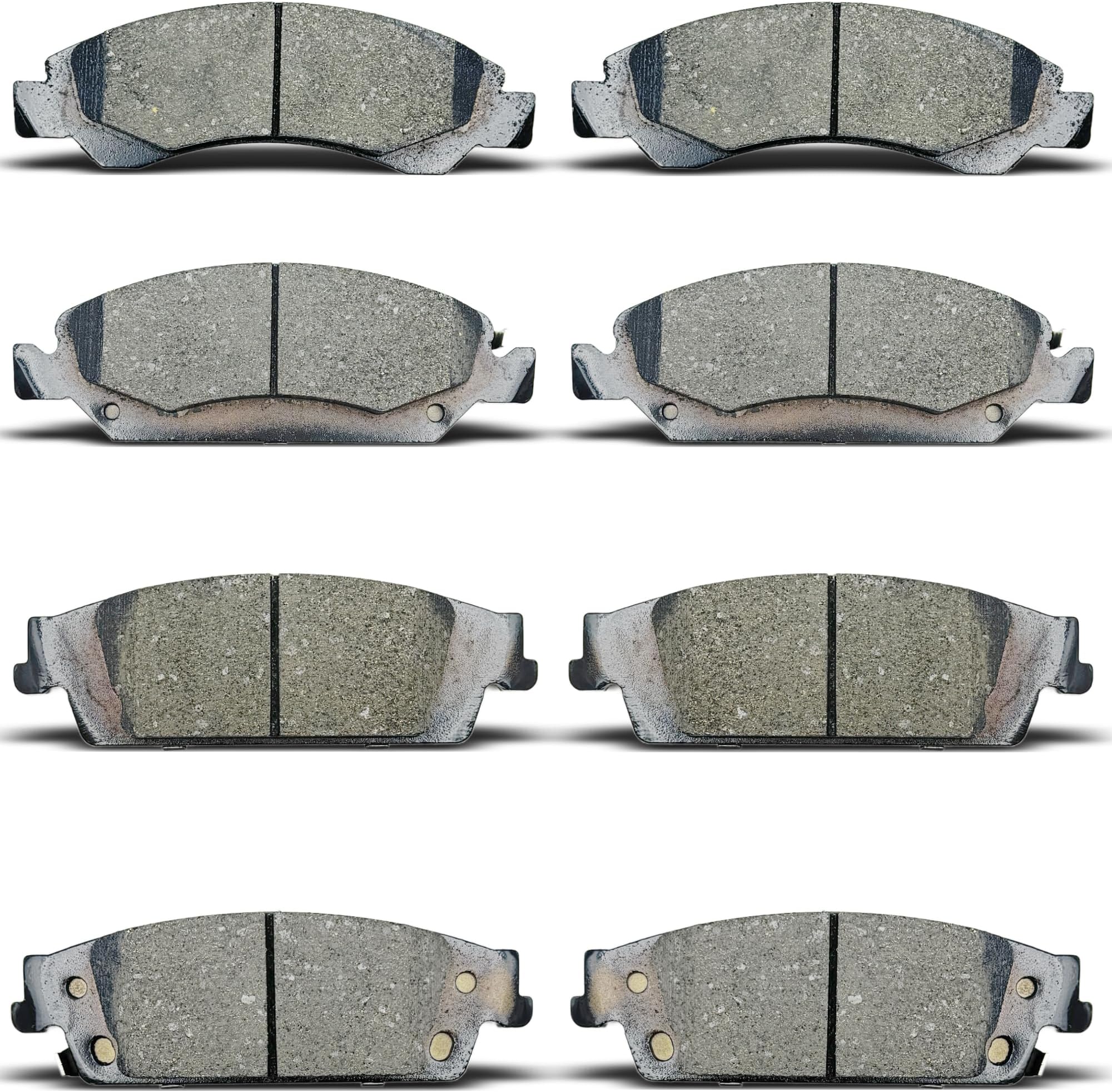 Amazon.com: ALADICHE Front RearCeramic Brake Pads Set Replacement for ...