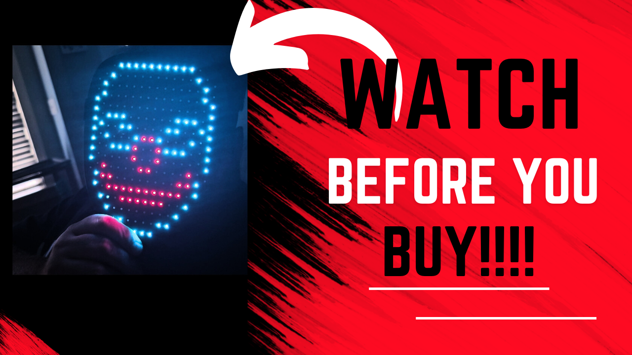 Watch Honest Review of Mr. Pang LED Mask Light Up Mask #gifted on ...