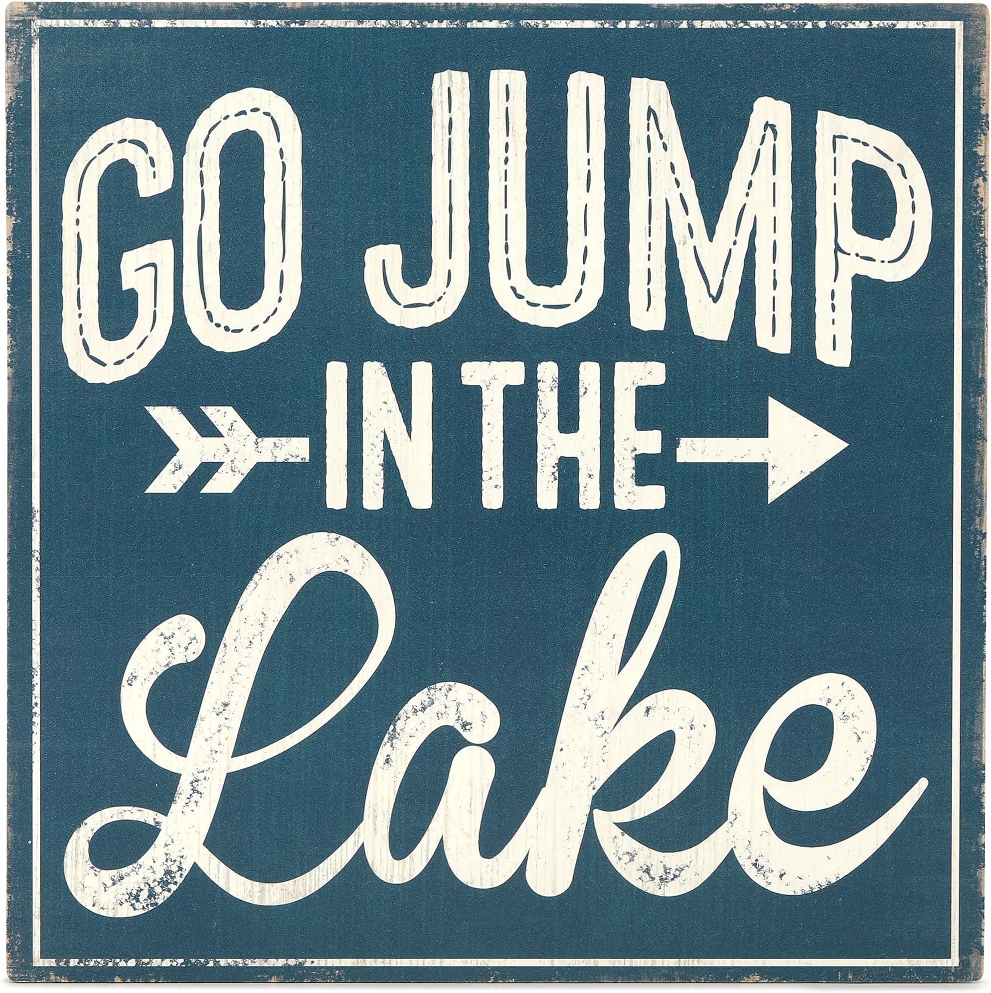 Amazon.com : Collins Painting "A Day at the Lake Restores the Soul 3D ...