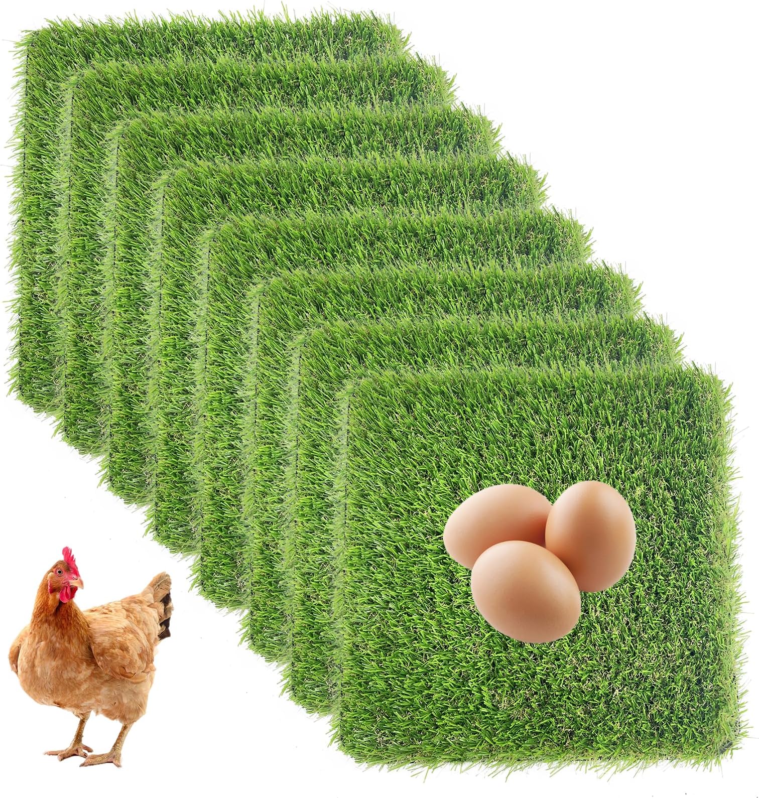Amazon.com : TLSTGO 6 Pack 12"x12" Chicken Nesting Box Pads, Washable ...