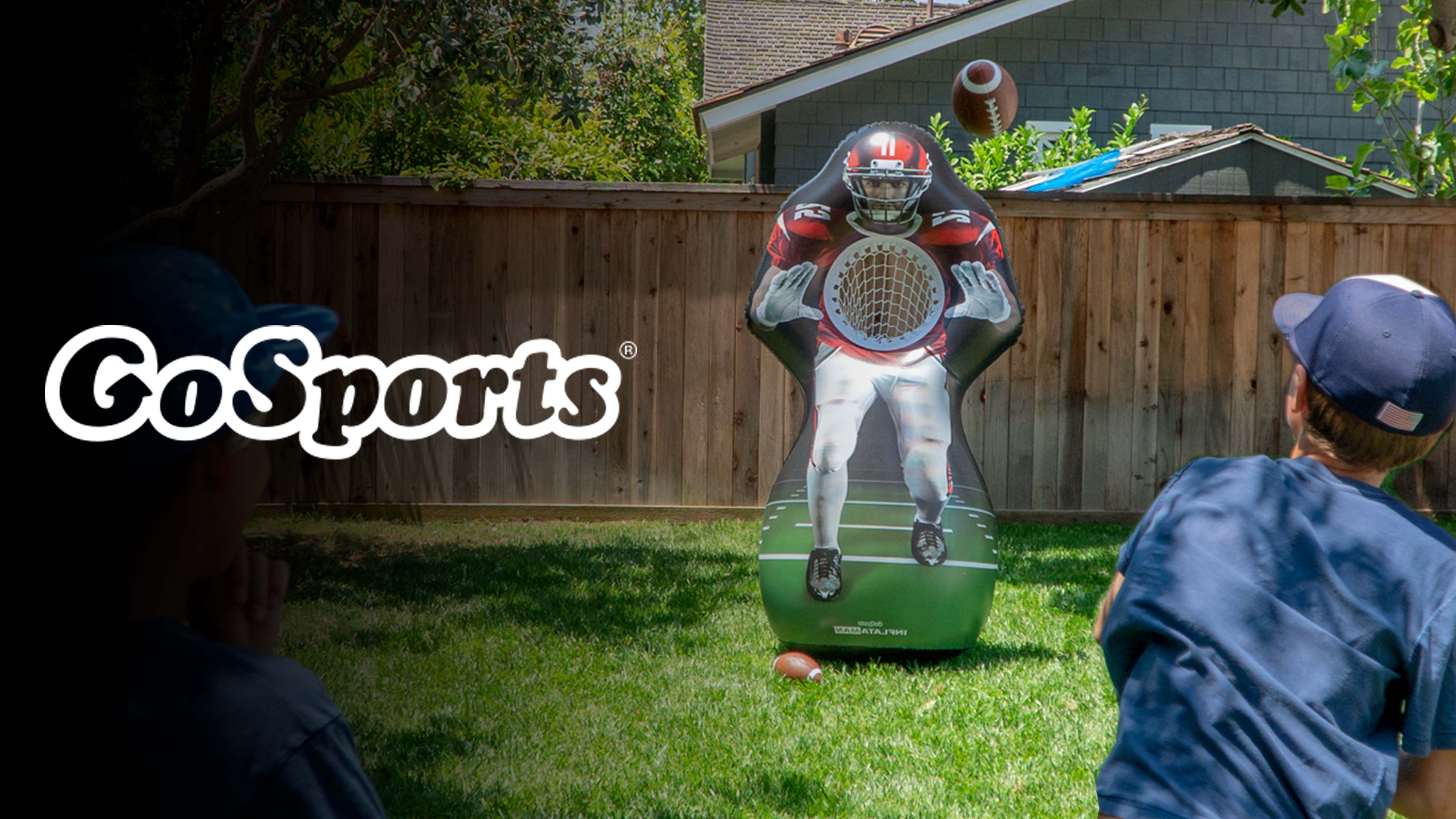 Watch GoSports Inflataman Football Challenge - Inflatable Receiver on ...