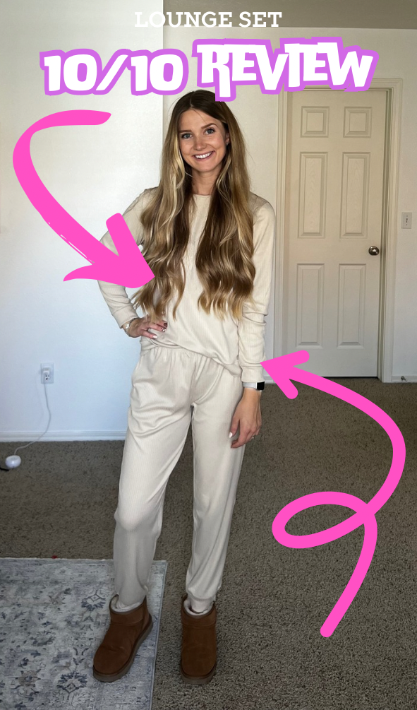 Watch Review - Ekouaer Womens Ribbed Knit Lounge Set on Amazon Live
