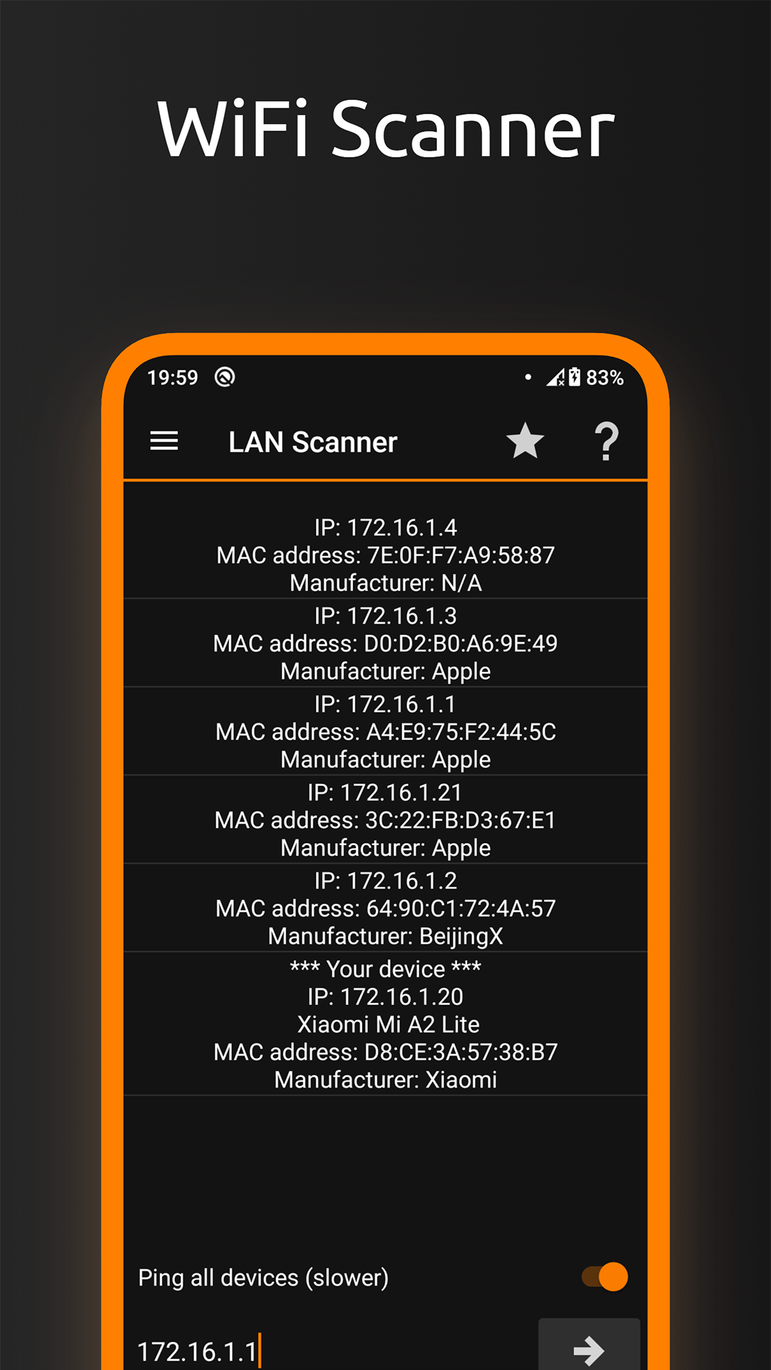 IP Tools: Network Utilities-Aplicación en Amazon Appstore