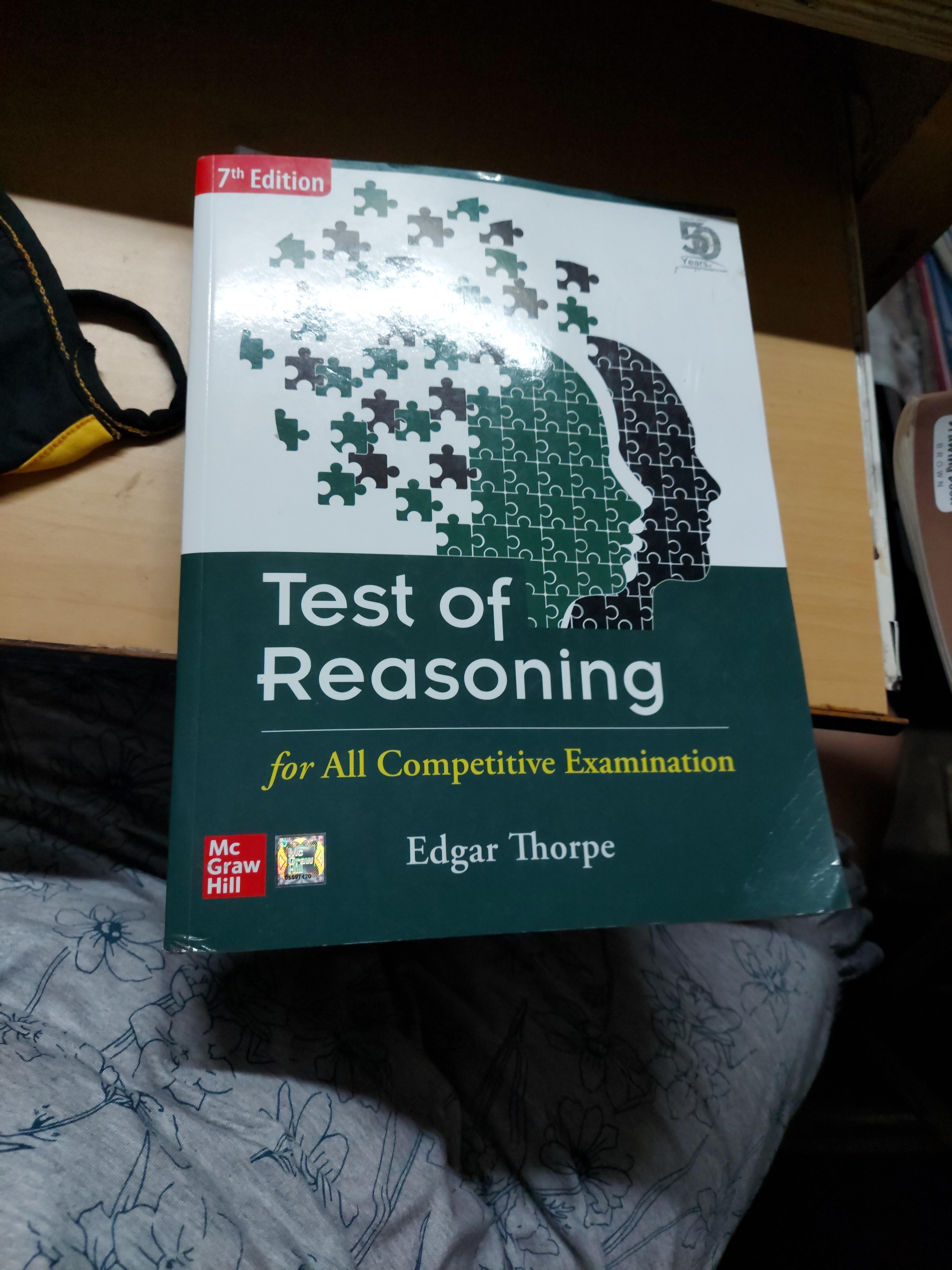 Buy Test of Reasoning | SSC, IBPS, SBI & Railway Book Online at Low ...