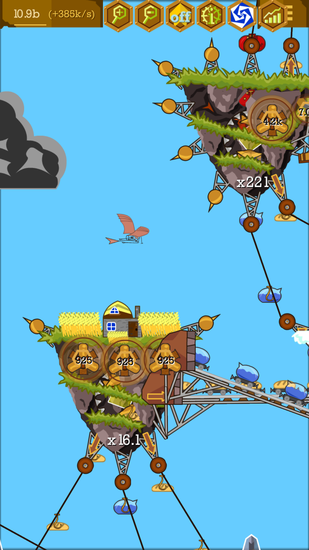 Steampunk Idle Spinner: incremental idle tycoon game with cogs ...