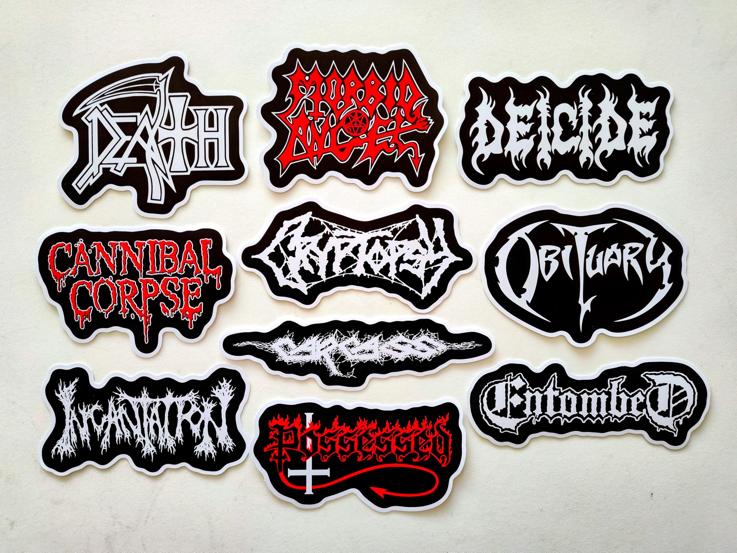 Black Metal Logo Sticks