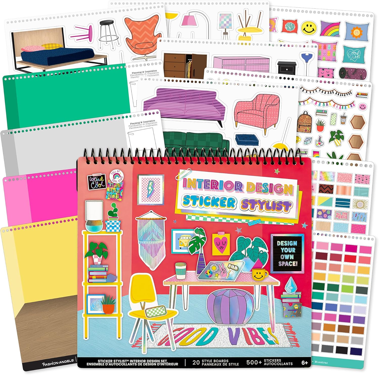 Brandclub - Fashion Angels Interior Design Sticker Stylist - 20 Style ...