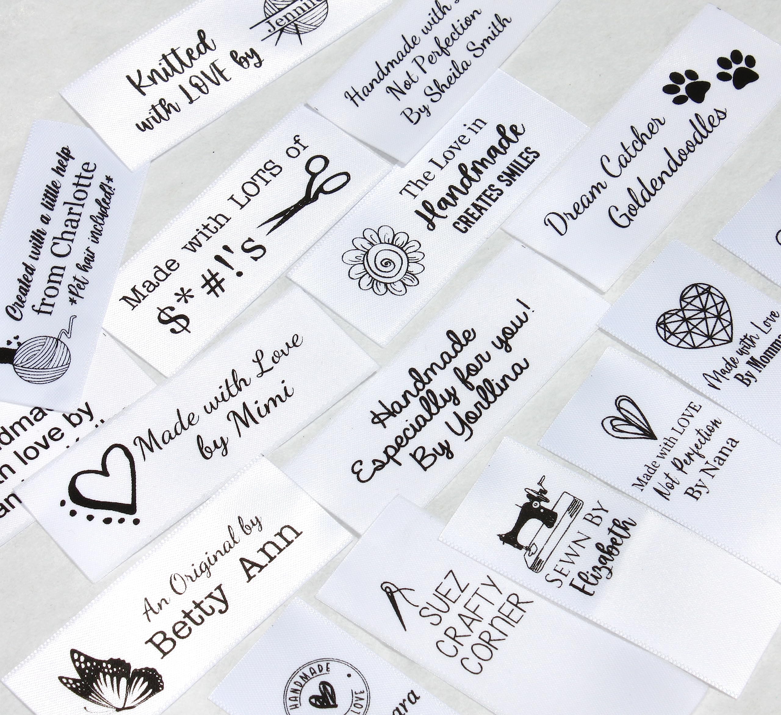 Amazon.com : Sealed Non-Fraying Professional Quality Custom Printed ...