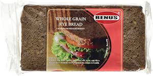 Benus Wholegrain Rye Bread (Red) 500 g (Pack of 12) : Amazon.co.uk: Grocery