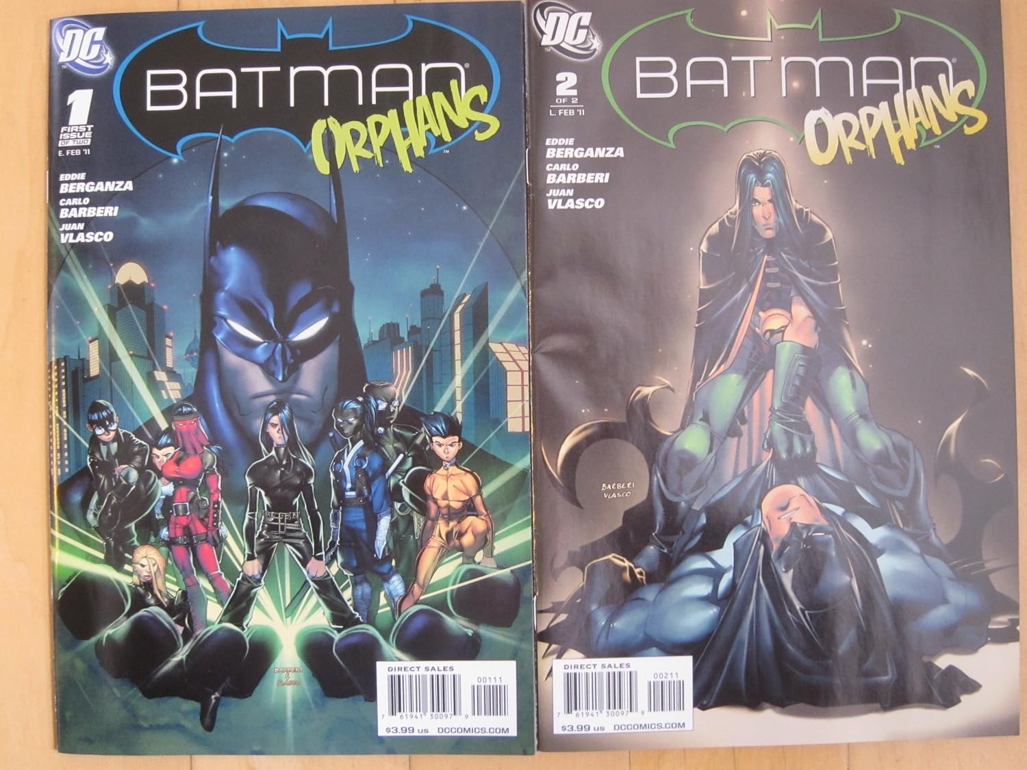 Batman: Orphans #1 and 2. Complete miniseries: Carlo Barberi Eddie ...